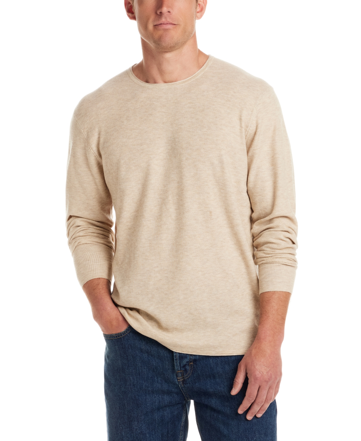 Click here for Weatherproof Vintage Mens Crewneck Sweater - Oatme... prices