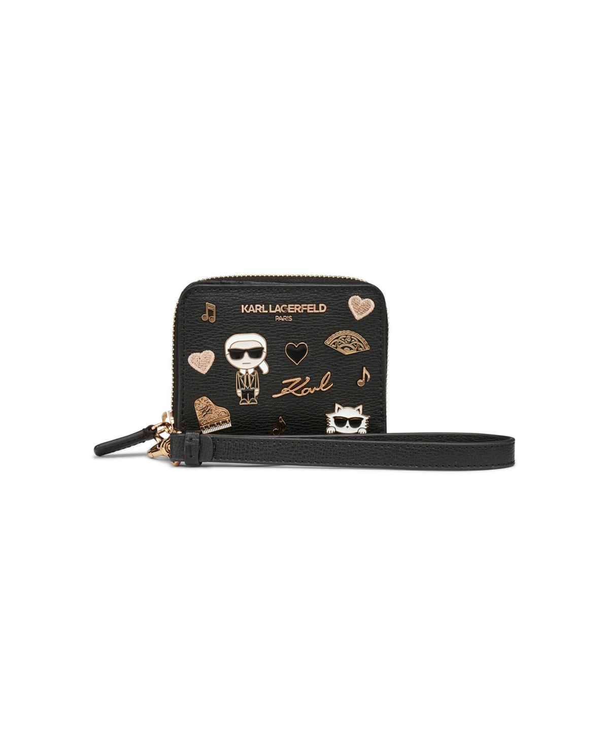 Click here for Karl Lagerfeld Paris Maybelle Wallet - Black/Gold prices