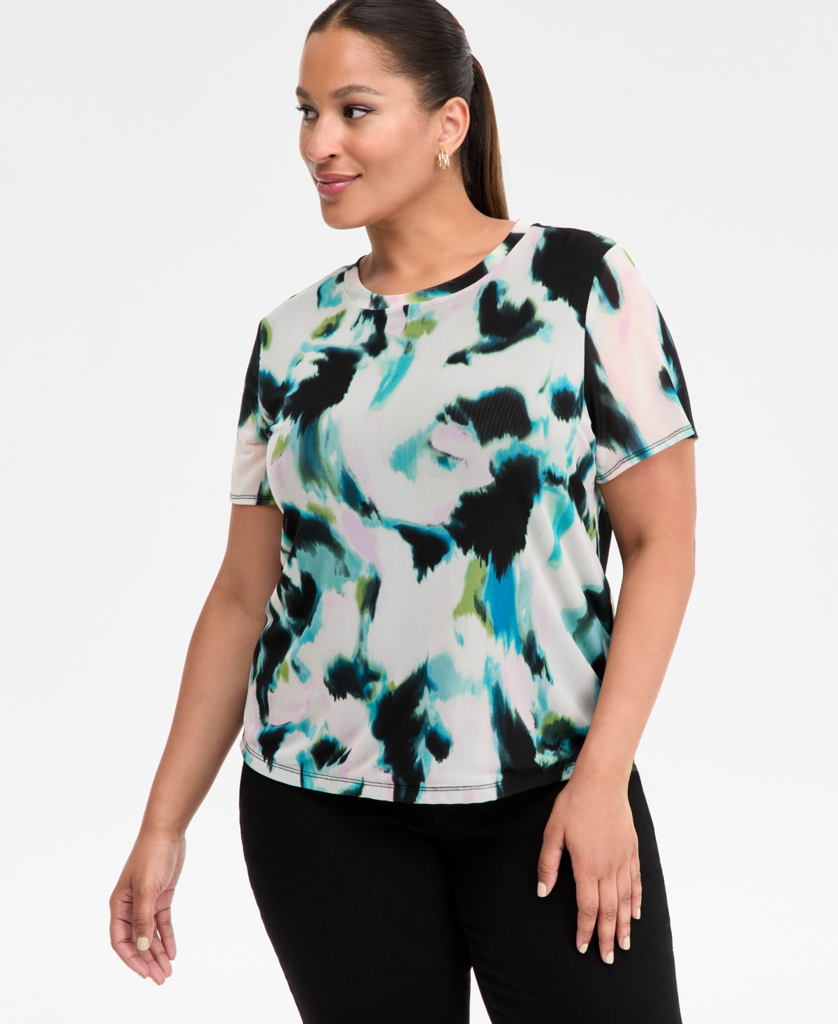Click here for I.n.c. International Concepts Plus Size Printed Me... prices