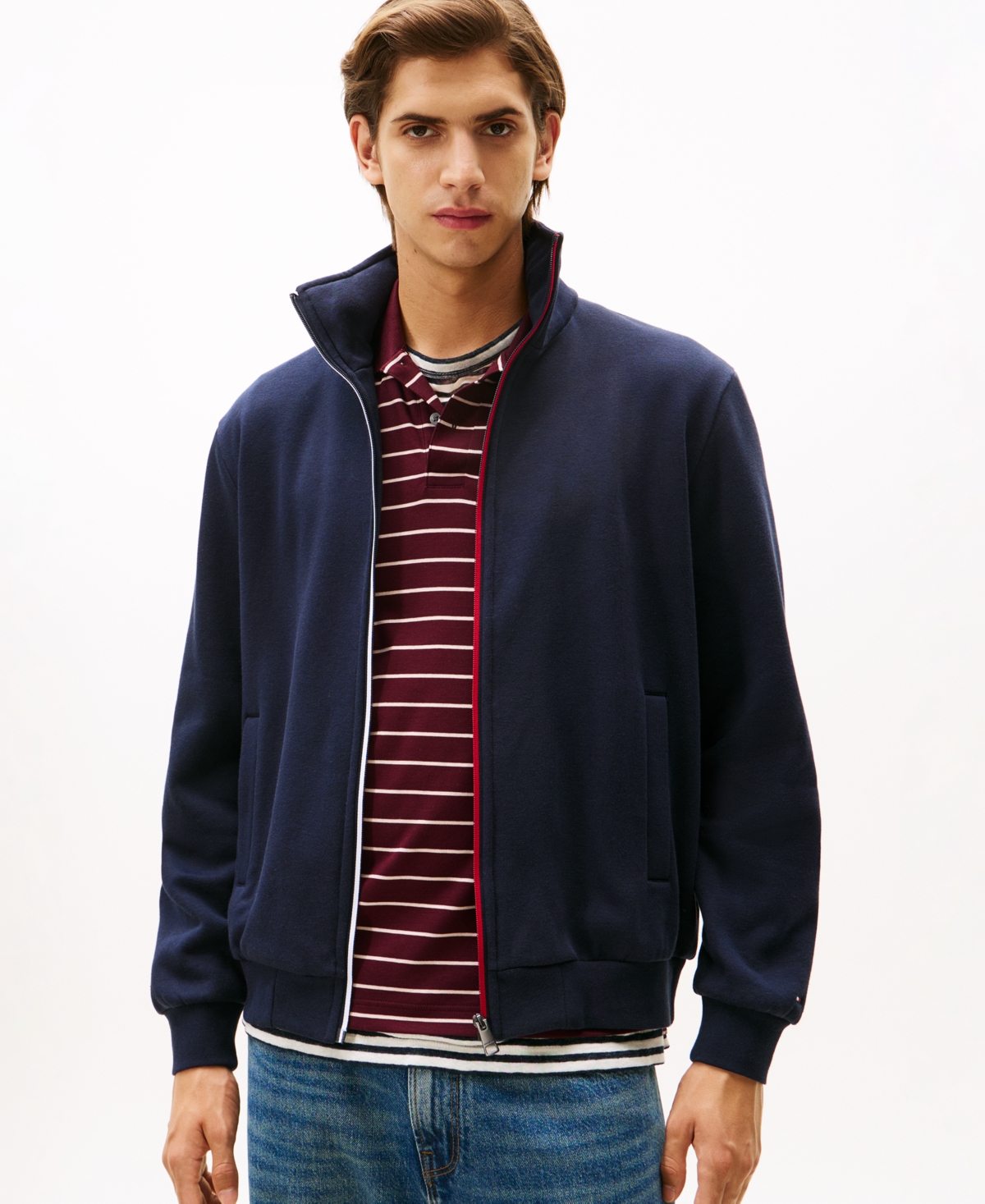 Click here for Tommy Hilfiger Mens Global Stripe Zip-Through Jack... prices