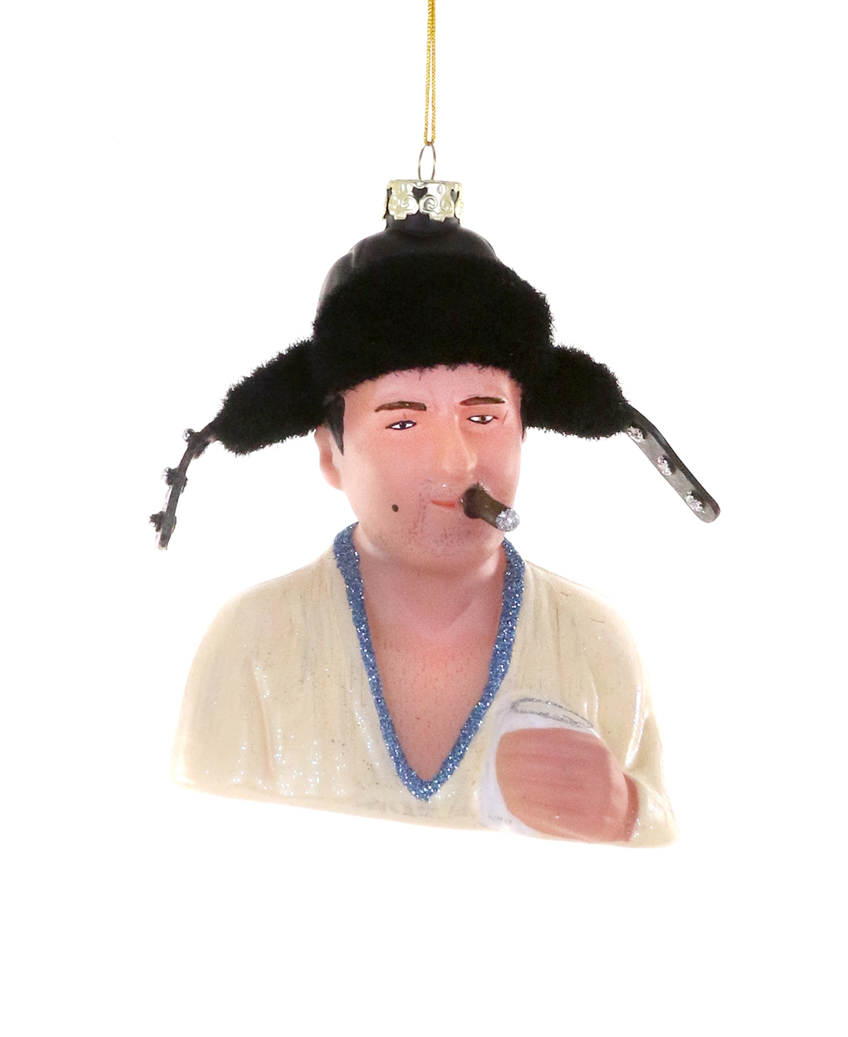 Click here for Cody Foster & Co. Cousin Eddy Glass Ornament - Mul... prices