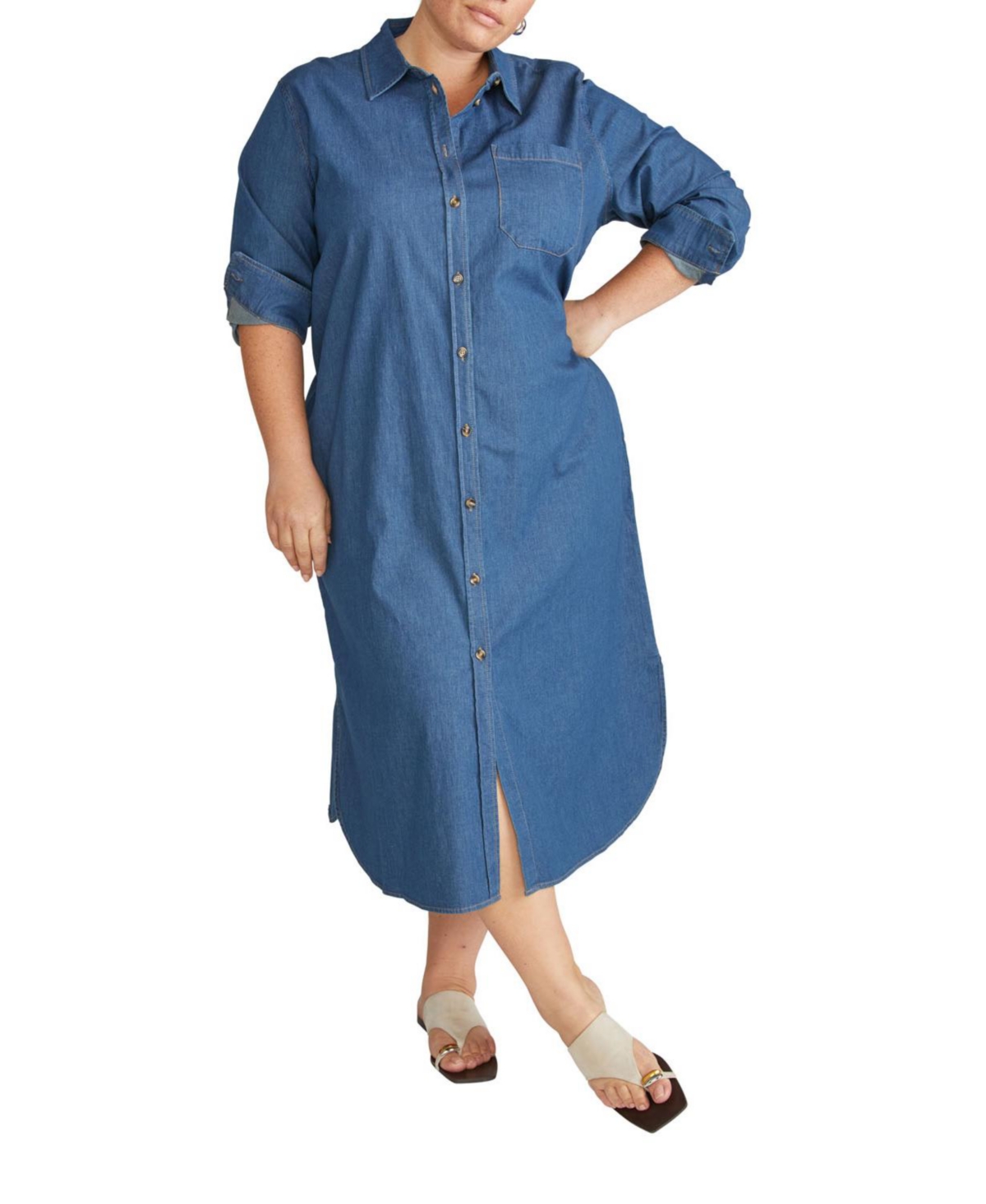 Click here for Universal Standard Plus Size Odeon Stretch Cotton... prices