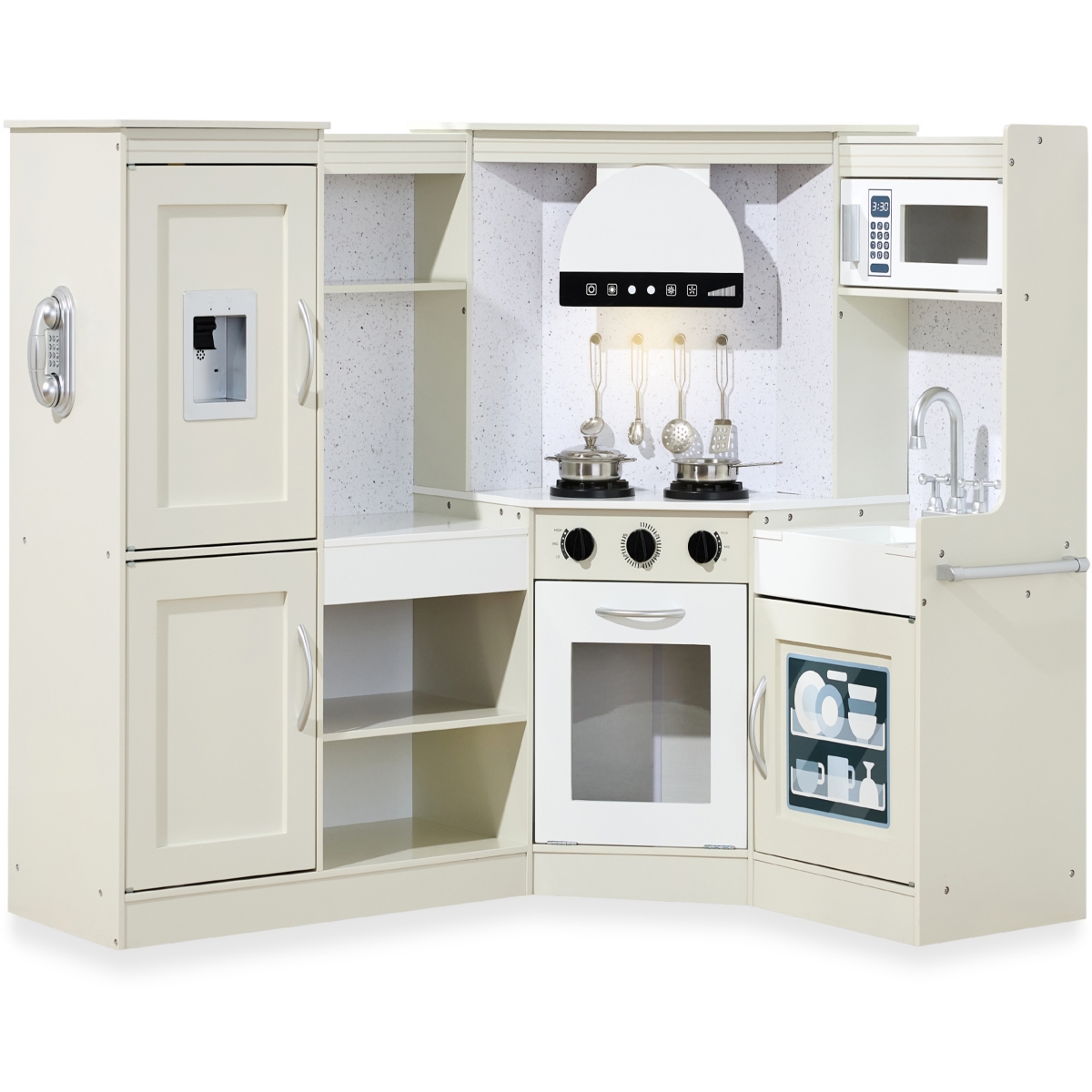 Click here for Best Choice Products Pretend Play Corner Kitchen... prices