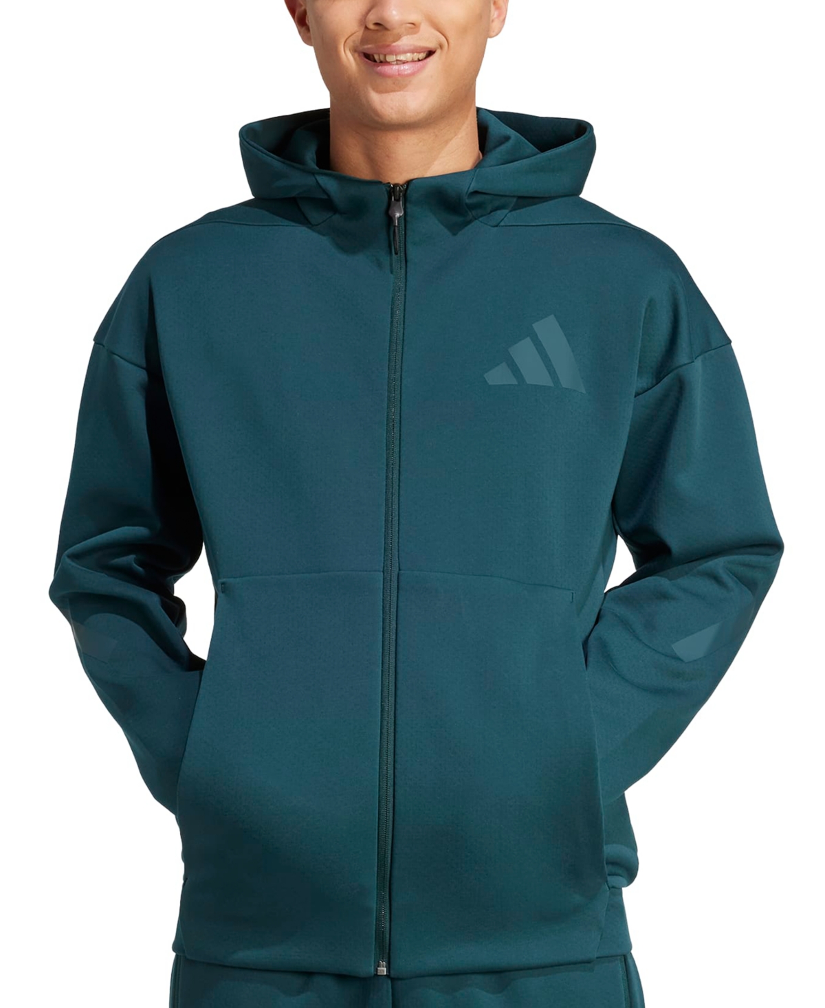 Click here for adidas Mens Z.n.e. Classic Fit Long Sleeve Zip-Fro... prices