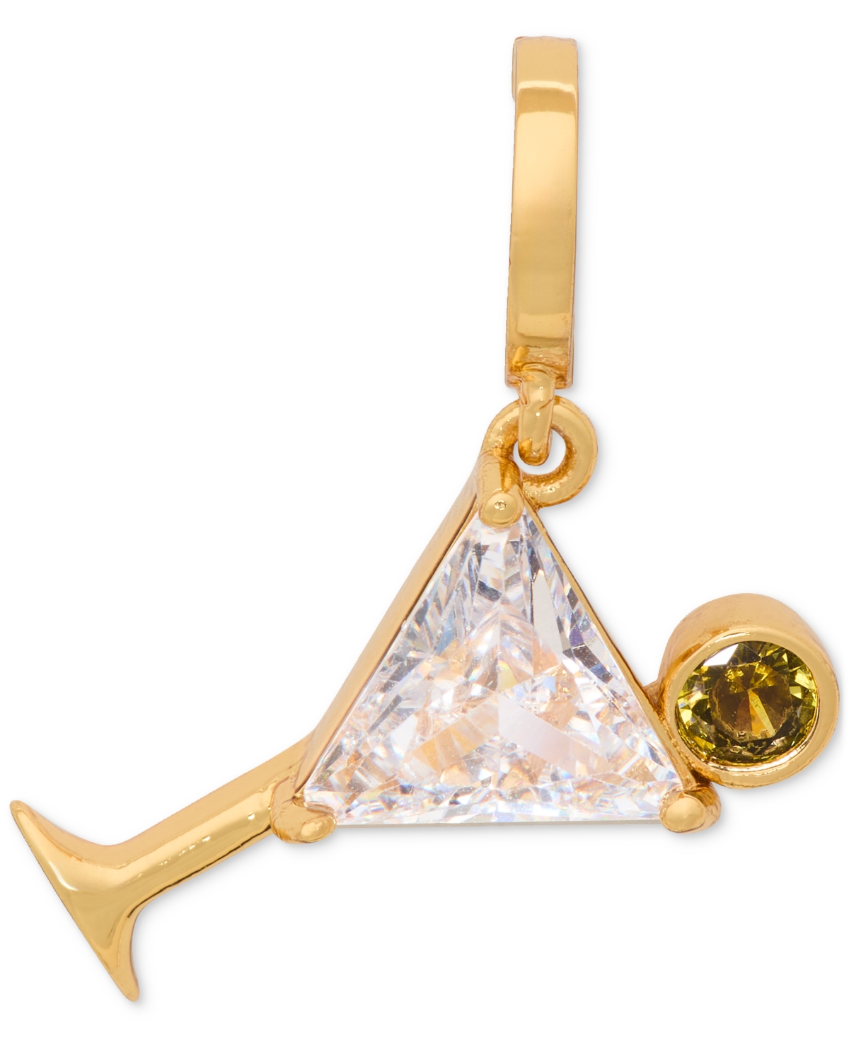 Click here for kate spade new york Crystal Martini Charm - Clear/... prices