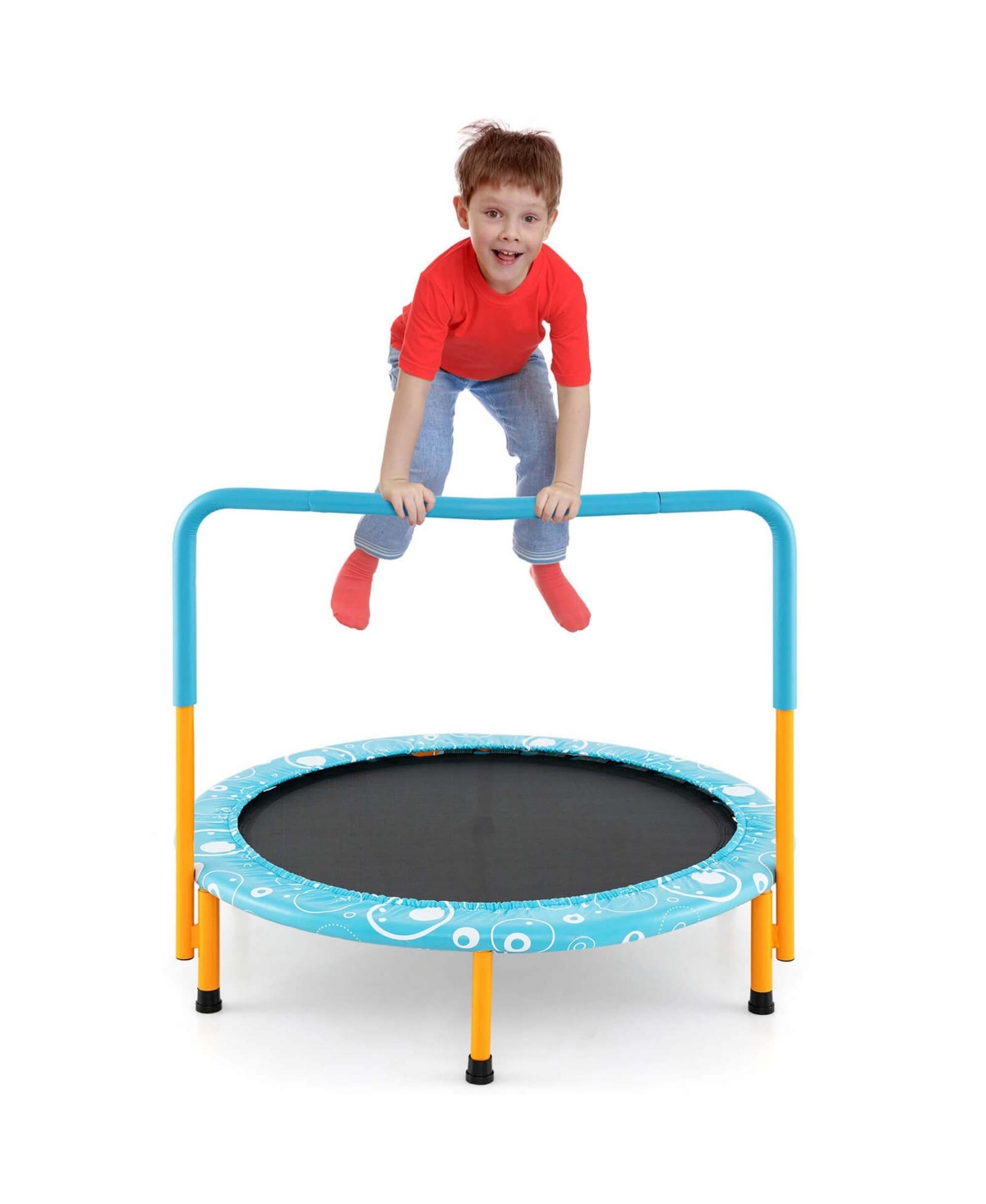 Click here for 36 Kids Trampoline Rebounder W/Full Covered Handra... prices