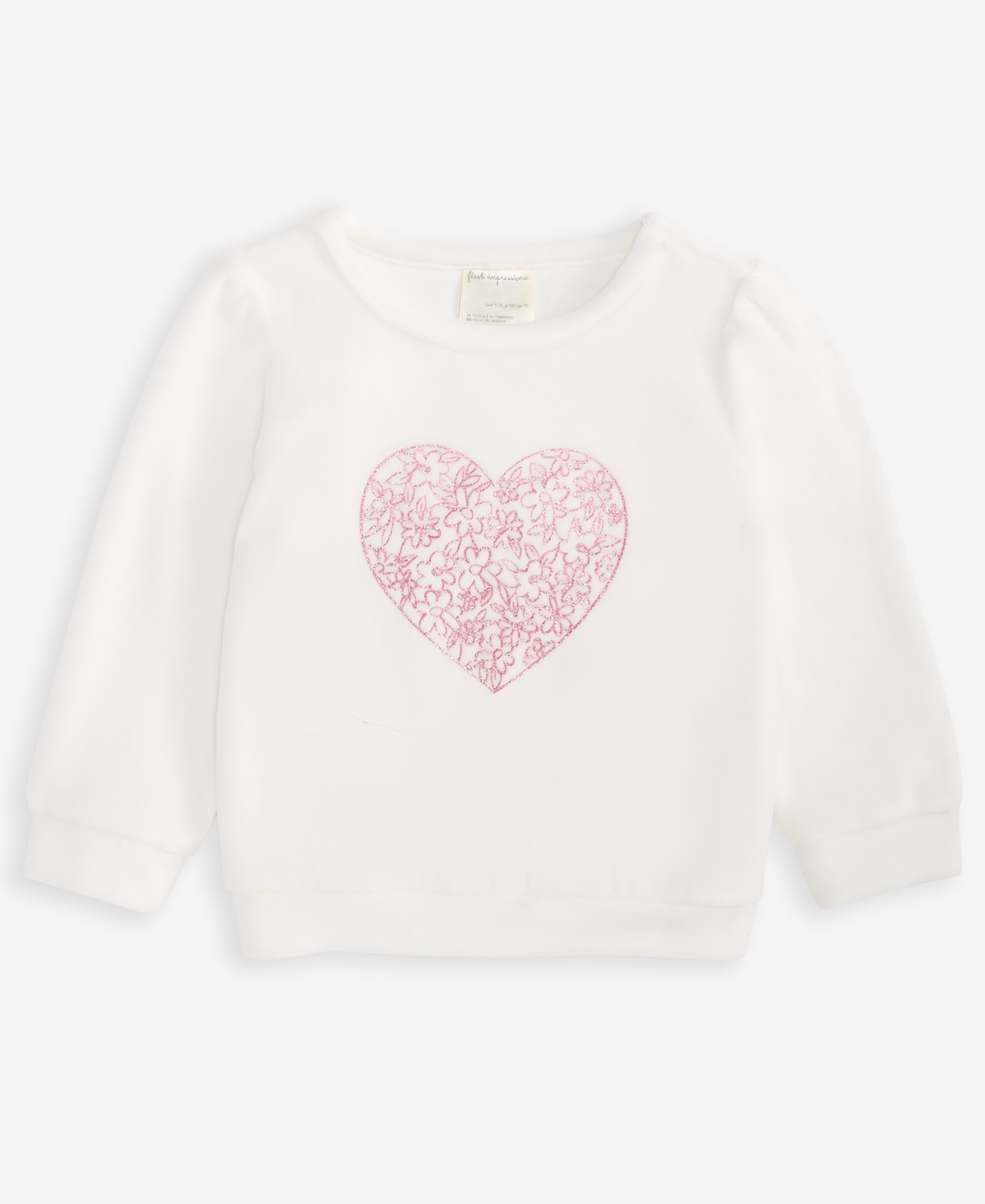 Click here for First Impressions Baby Girls Long-Sleeve Floral-He... prices