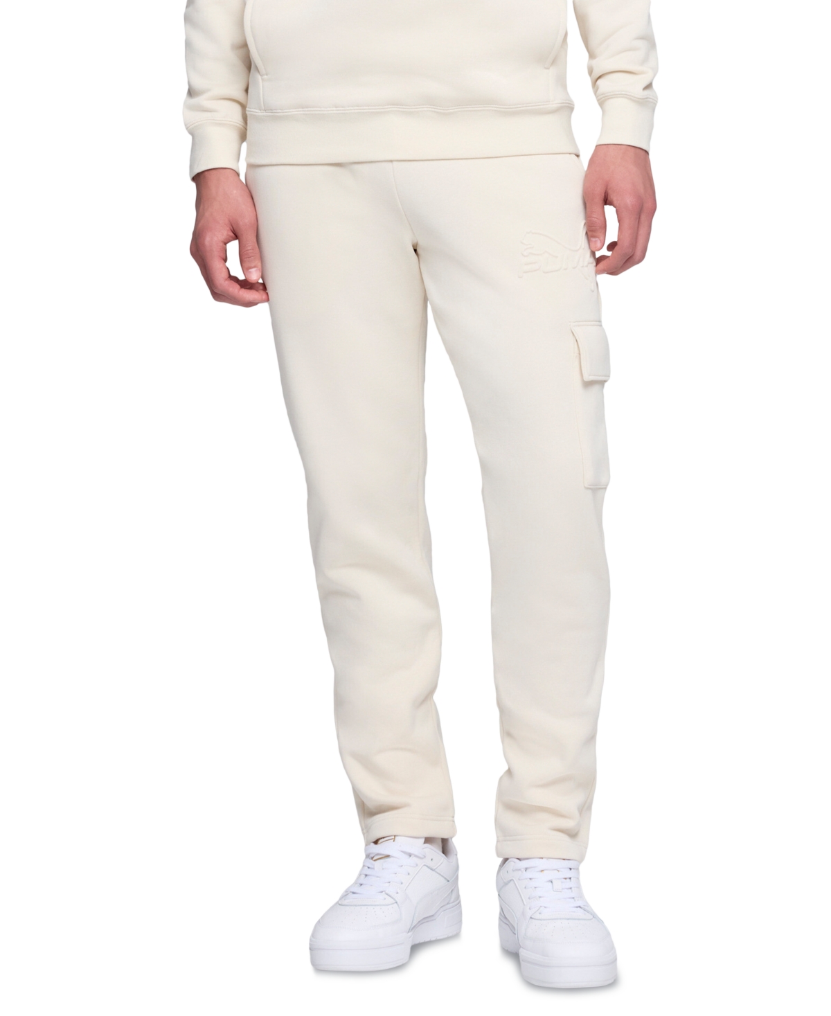 Click here for Puma Mens Ess Regular-Fit Logo Embossed Fleece Car... prices