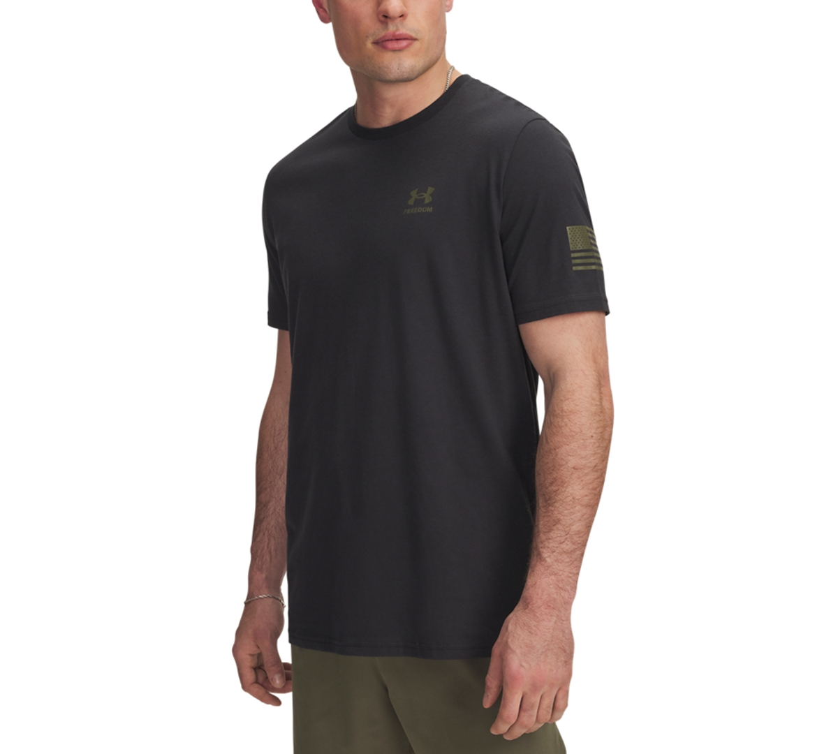 Click here for Under Armour Mens Freedom Flag Logo T-Shirt - Blac... prices