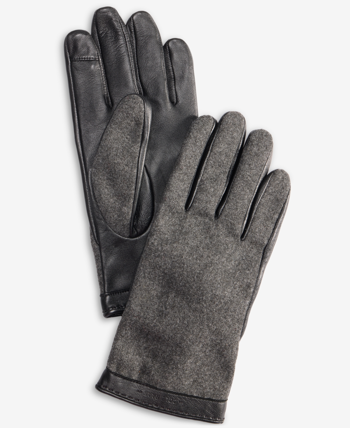 Click here for Cole Haan Mens Woven-Back Gloves - Gray Heather prices