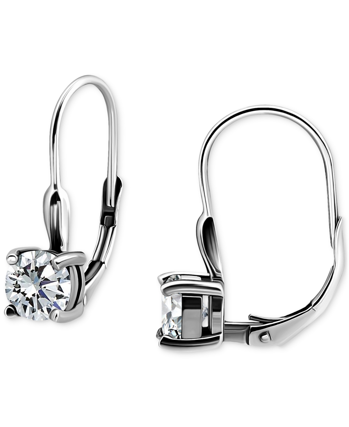 Click here for Giani Bernini Round Cubic Zirconia Leverback Earri... prices