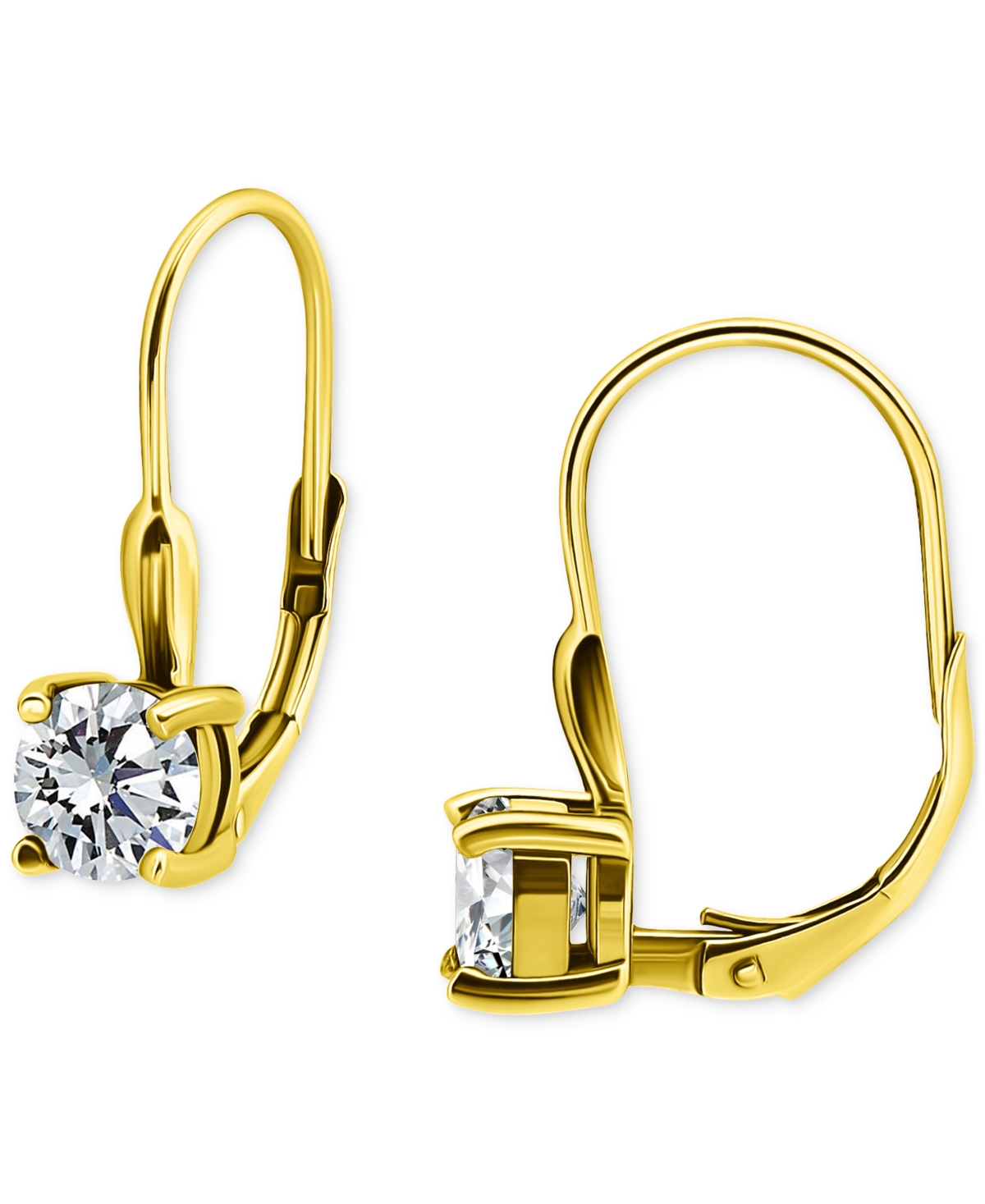 Click here for Giani Bernini Round Cubic Zirconia Leverback Earri... prices