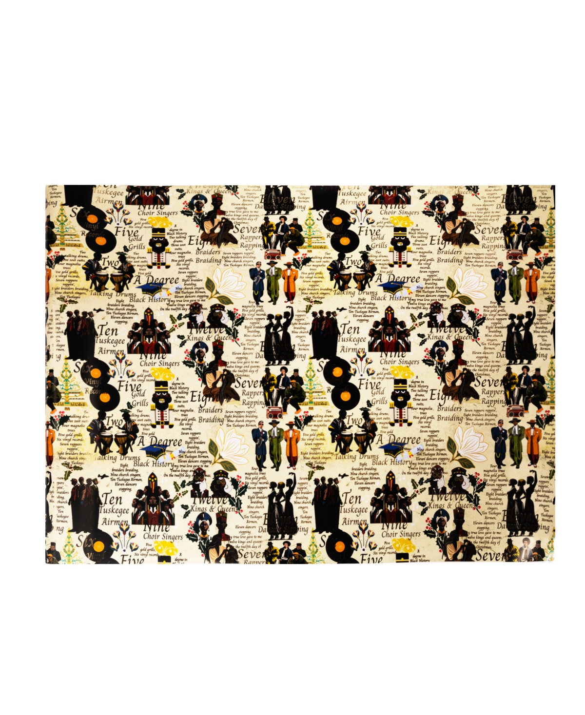 Click here for Black Paper Party Twelve Days Gift Wrap - Gold prices