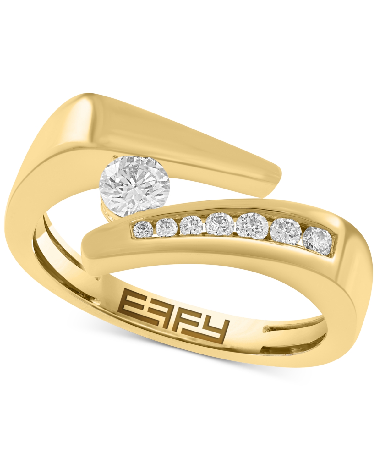 Click here for Effy Diamond Tension-Set Bypass Ring (1/3 ct. t.w.... prices
