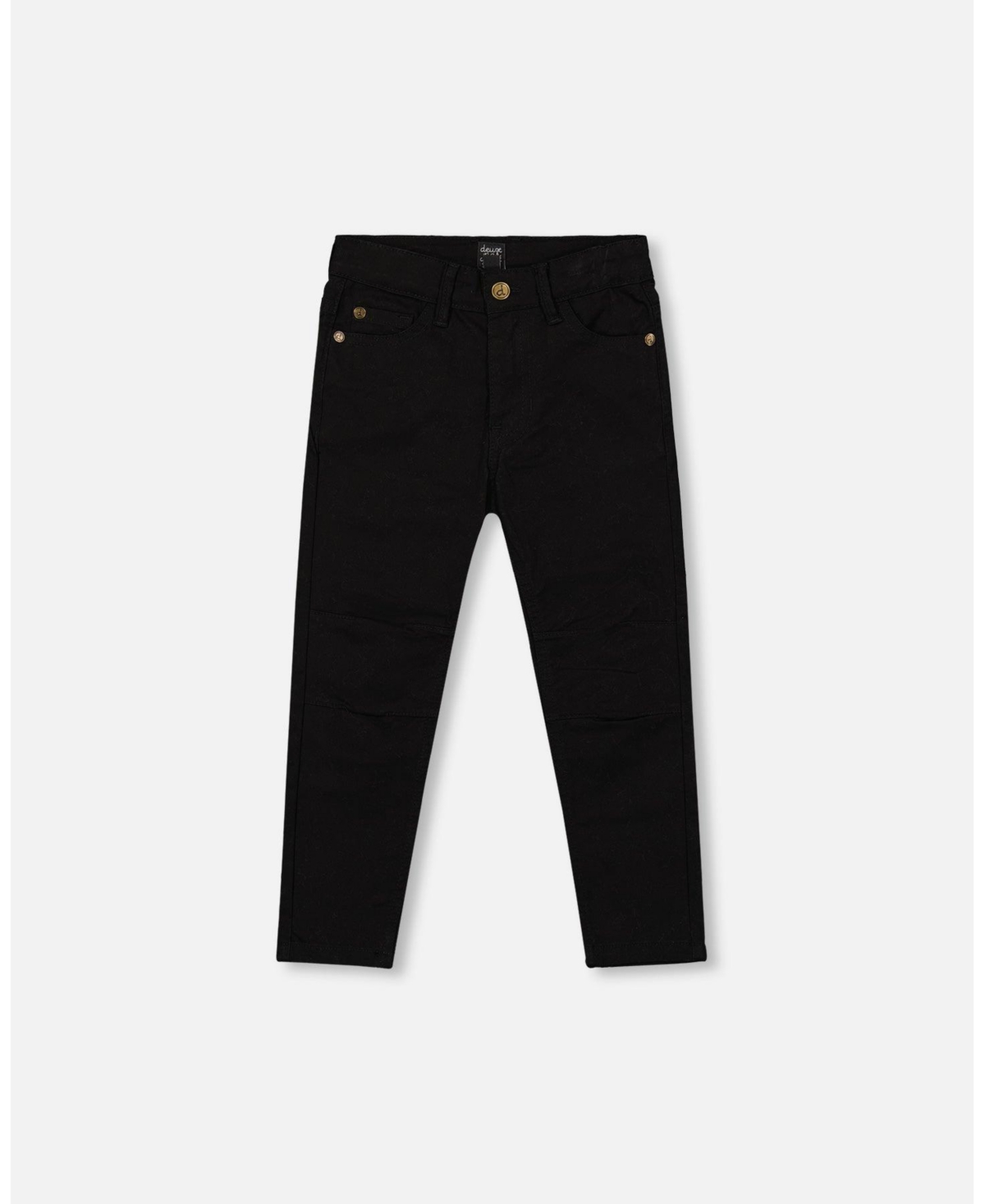 Click here for Deux par Deux Boy Stretch Twill Pants Black - Chil... prices