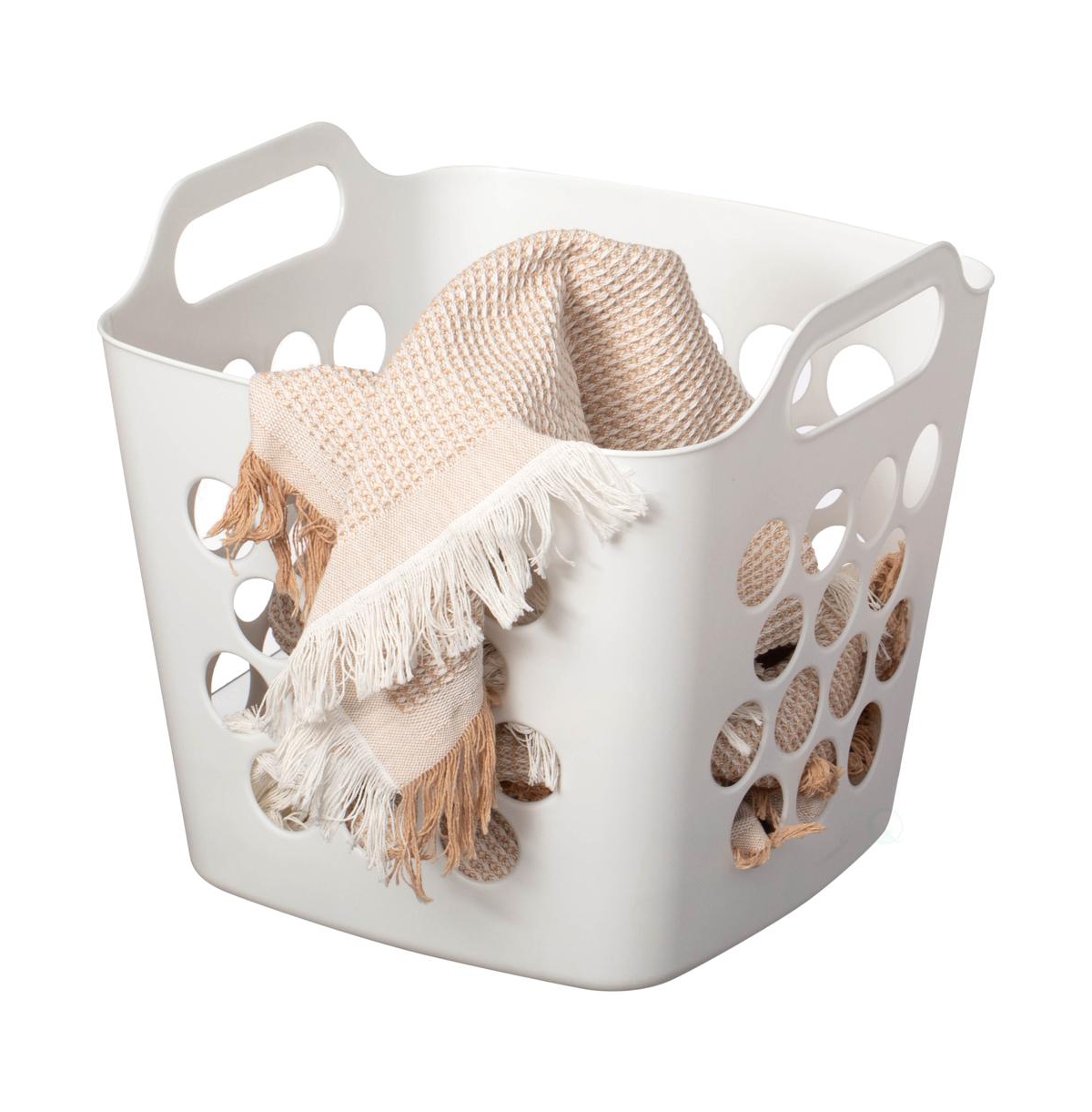 Click here for Basicwise Flexible Plastic Carry Laundry Basket Ho... prices