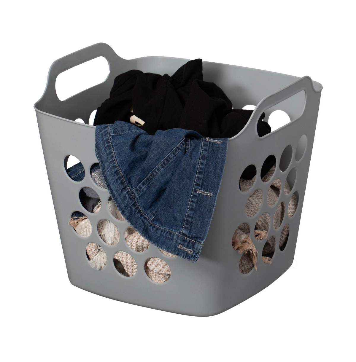 Click here for Basicwise Flexible Plastic Carry Laundry Basket Ho... prices