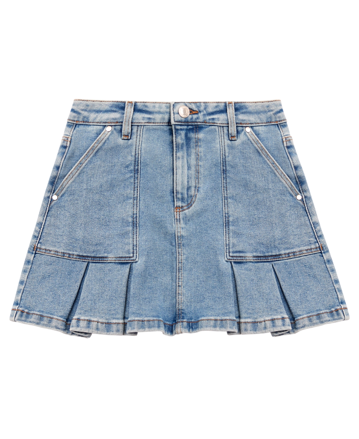 Click here for Guess Big Girls Stretch Denim Skirt - Blue prices