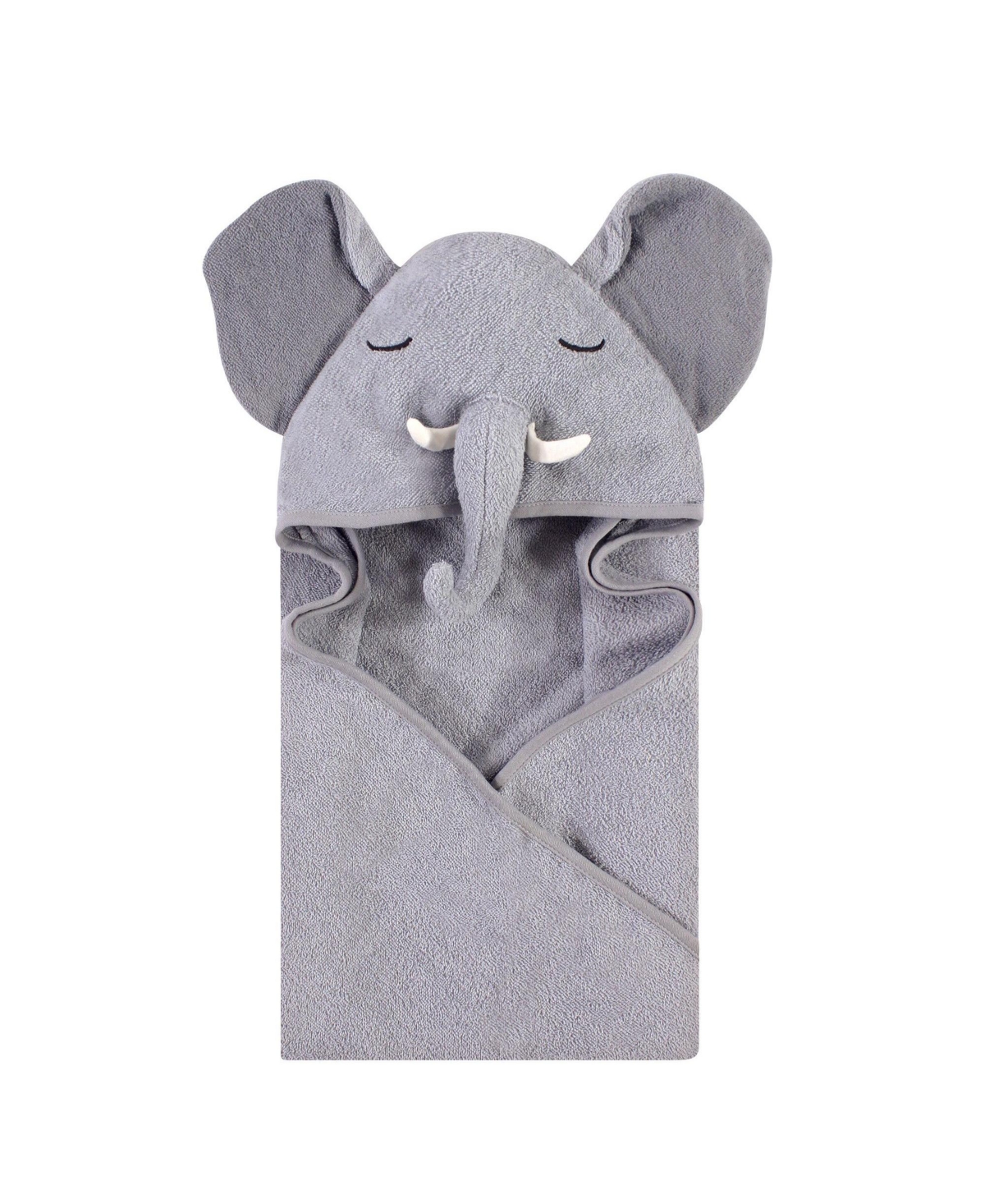 Click here for Hudson Baby Boys Cotton Hooded Critter Wrap - Tusk... prices