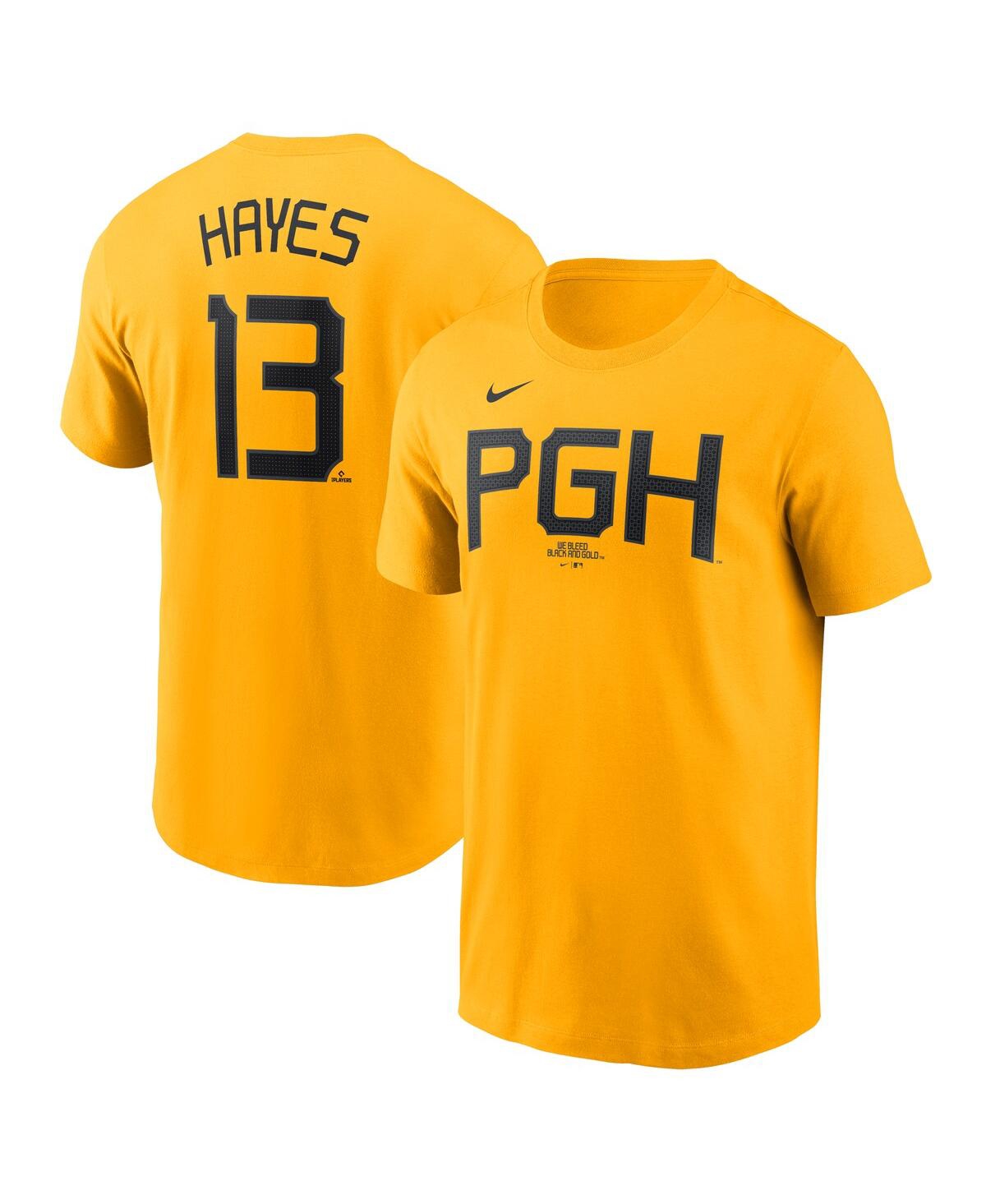 Click here for Nike Mens KeBryan Hayes Gold Pittsburgh Pirates Fu... prices