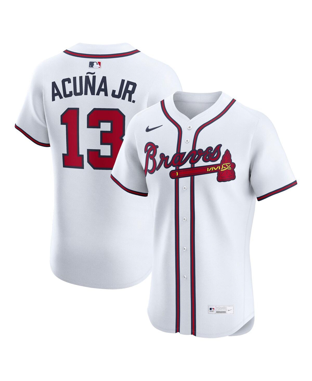 Click here for Nike Mens Ronald Acuna Jr. White Atlanta Braves Ho... prices