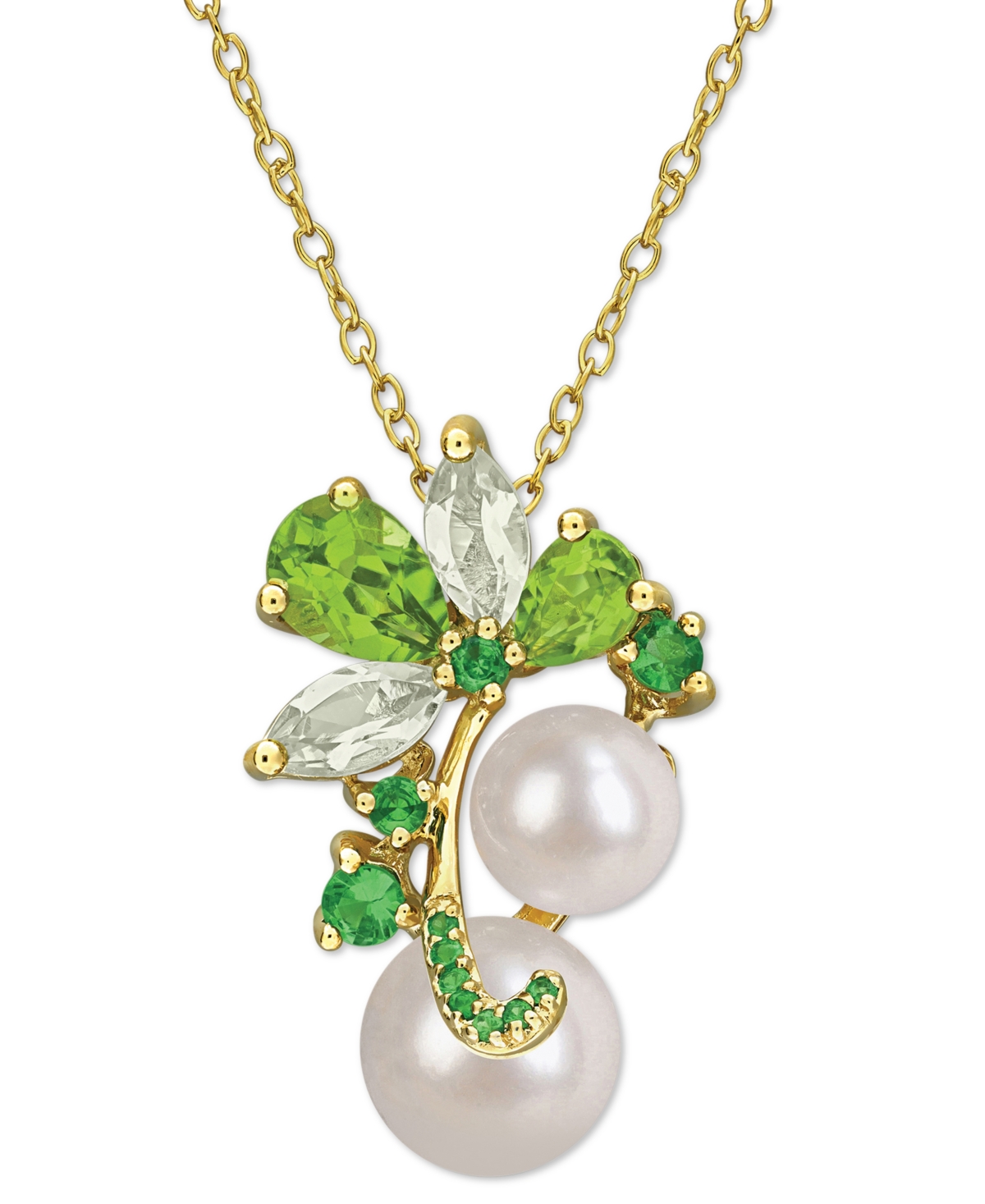 Click here for Cultured Freshwater Pearl (7 & -1/2) & Multi-Gemst... prices