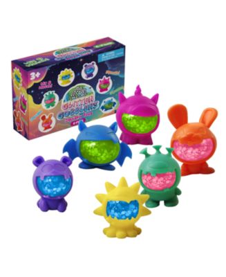 Power Your Fun Glitter Gobblers Blind Box Squishy Toys 6 Pack - Macy's