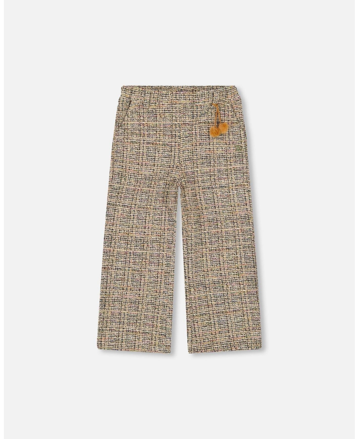 Click here for Deux par Deux Big Girls Tweed Flare Pants Beige an... prices