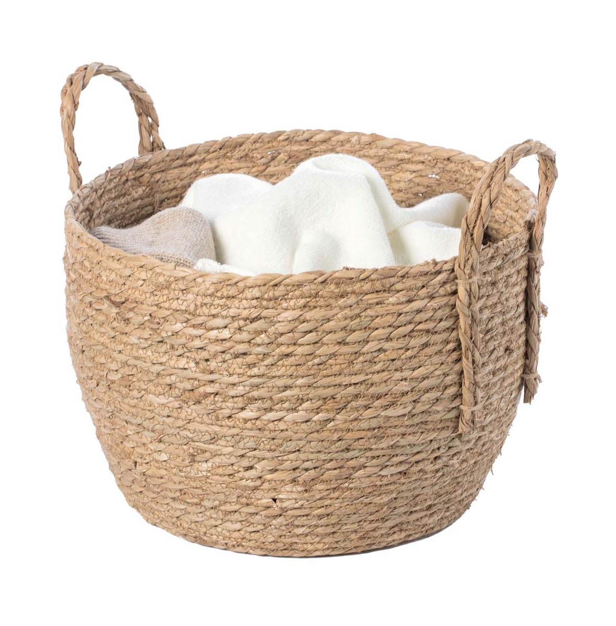 Click here for Wickerwise Decorative Round Wicker Woven Rope Stor... prices
