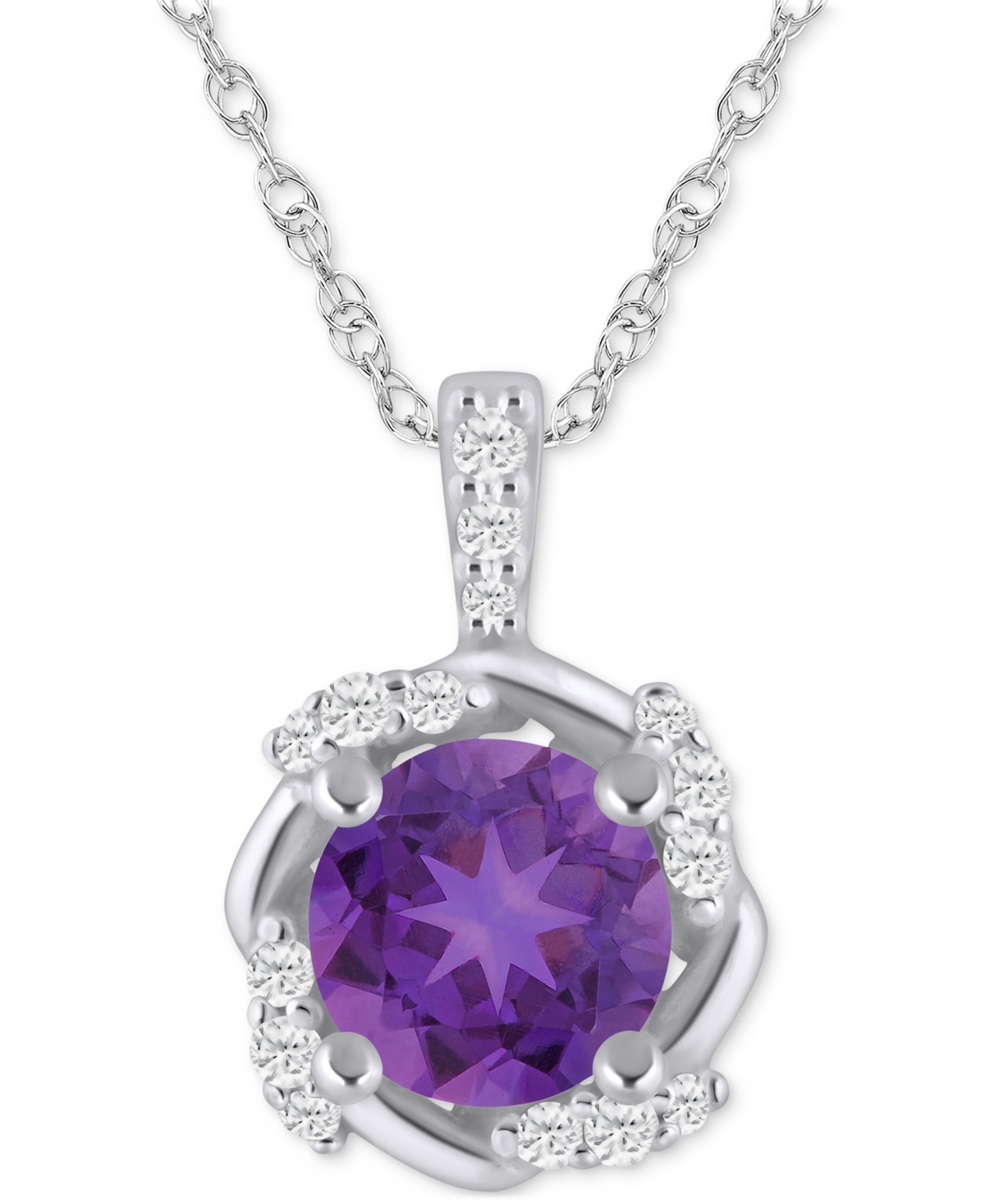 Click here for Macys Amethyst (3/4 ct. t.w.) & Diamond (1/10 ct.... prices