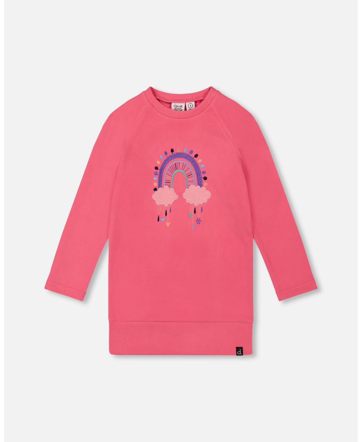 Click here for Deux par Deux Girl Super Soft Tunic Tee with Embro... prices