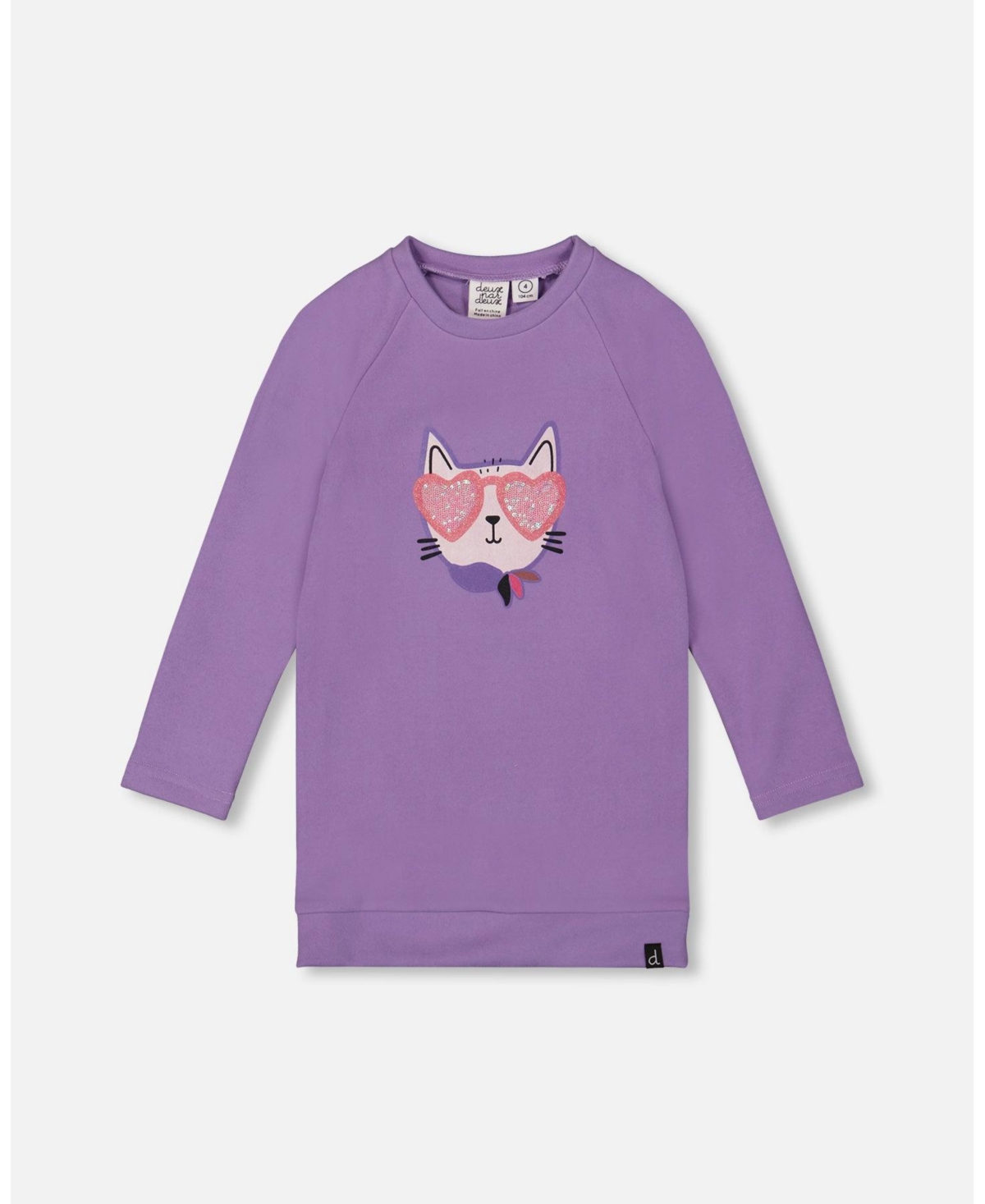 Deux par Deux Girls Super Softtunic Tee with Graphic Print - Big Kid