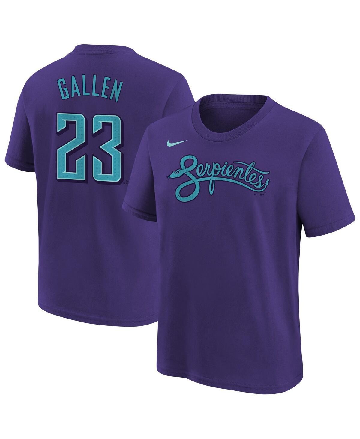 Click here for Nike Big Boys and Girls Zac Gallen Purple Arizona... prices