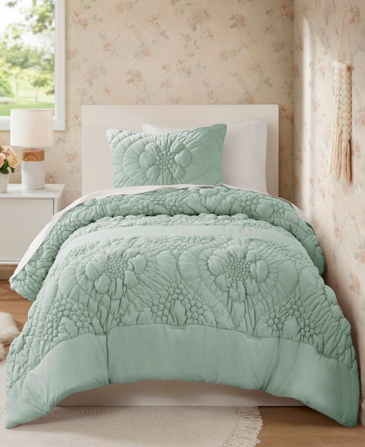 Click here for Madison Park Elise Floral 2-Pc. Comforter Set  Twi... prices