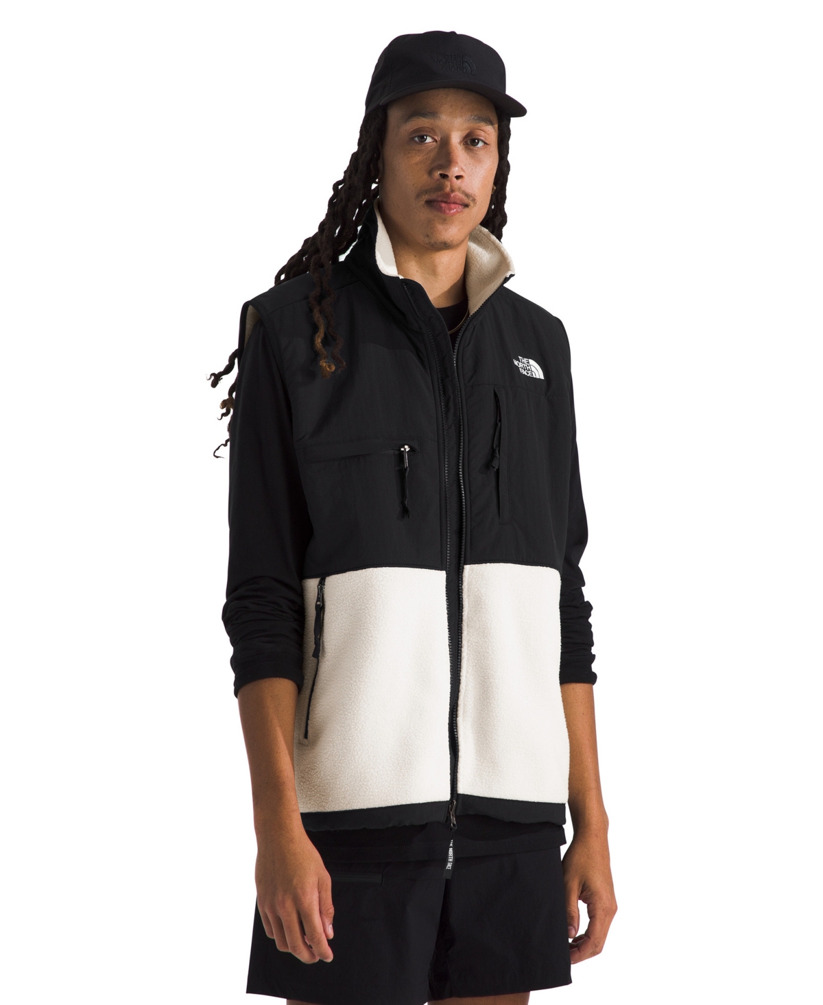 Click here for The North Face Mens Retro Denali Vest - White Dune... prices