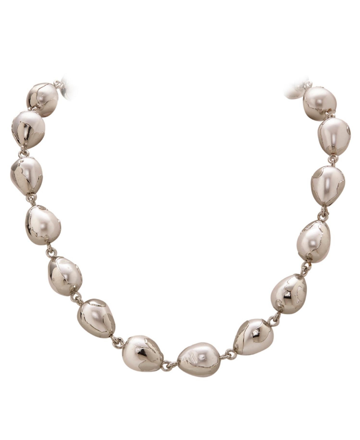 Click here for Dhwani Bansal Luna Necklace (Wg) - White rhodium p... prices
