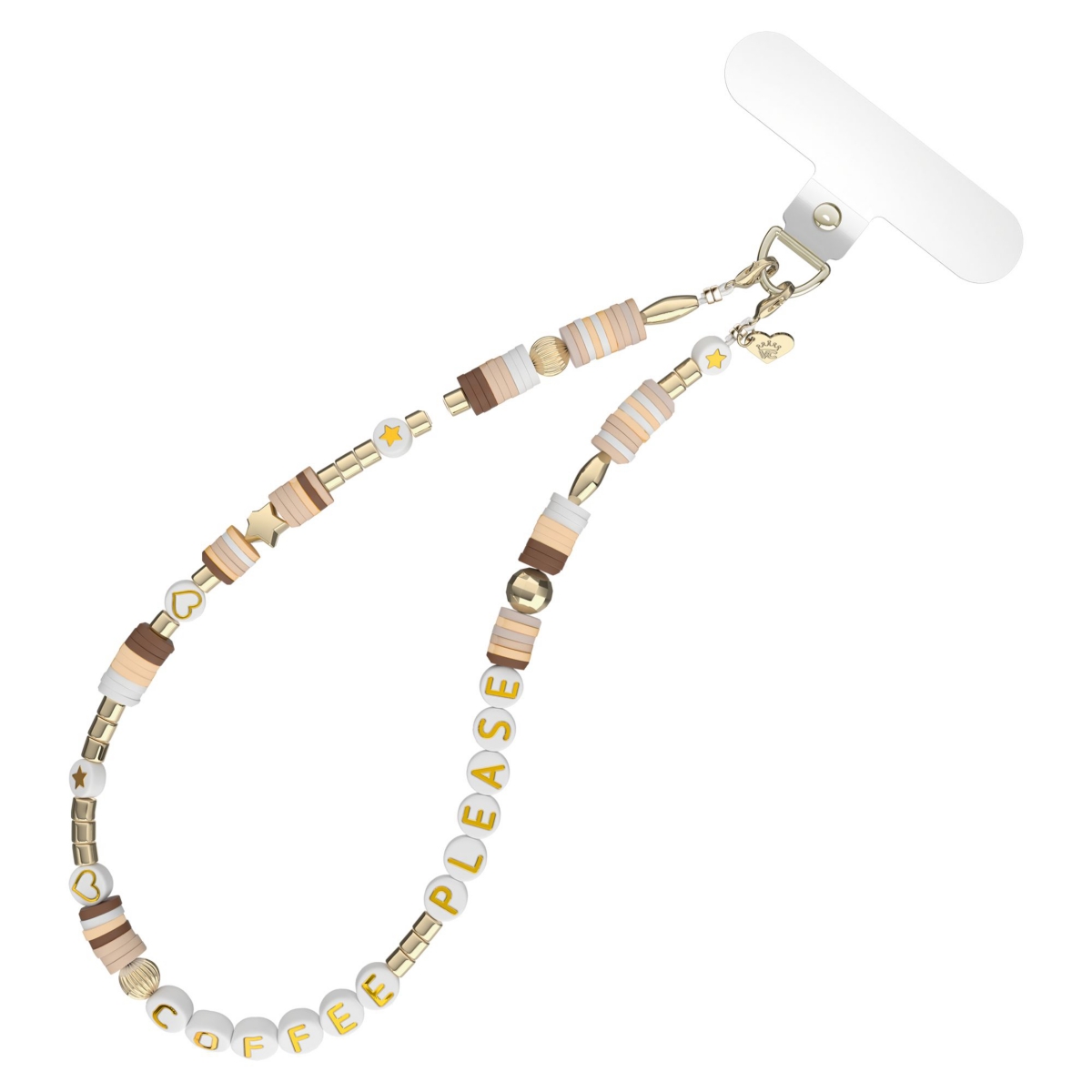 Click here for Velvet Caviar Phone Charm-Brown - Beige multicolor prices