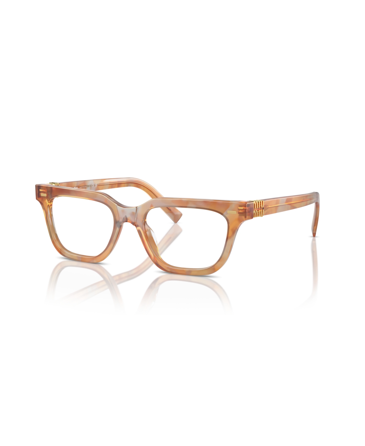 Click here for Miu Miu Womens Rectangle Eyeglasses  Mu 07XV - Cre... prices