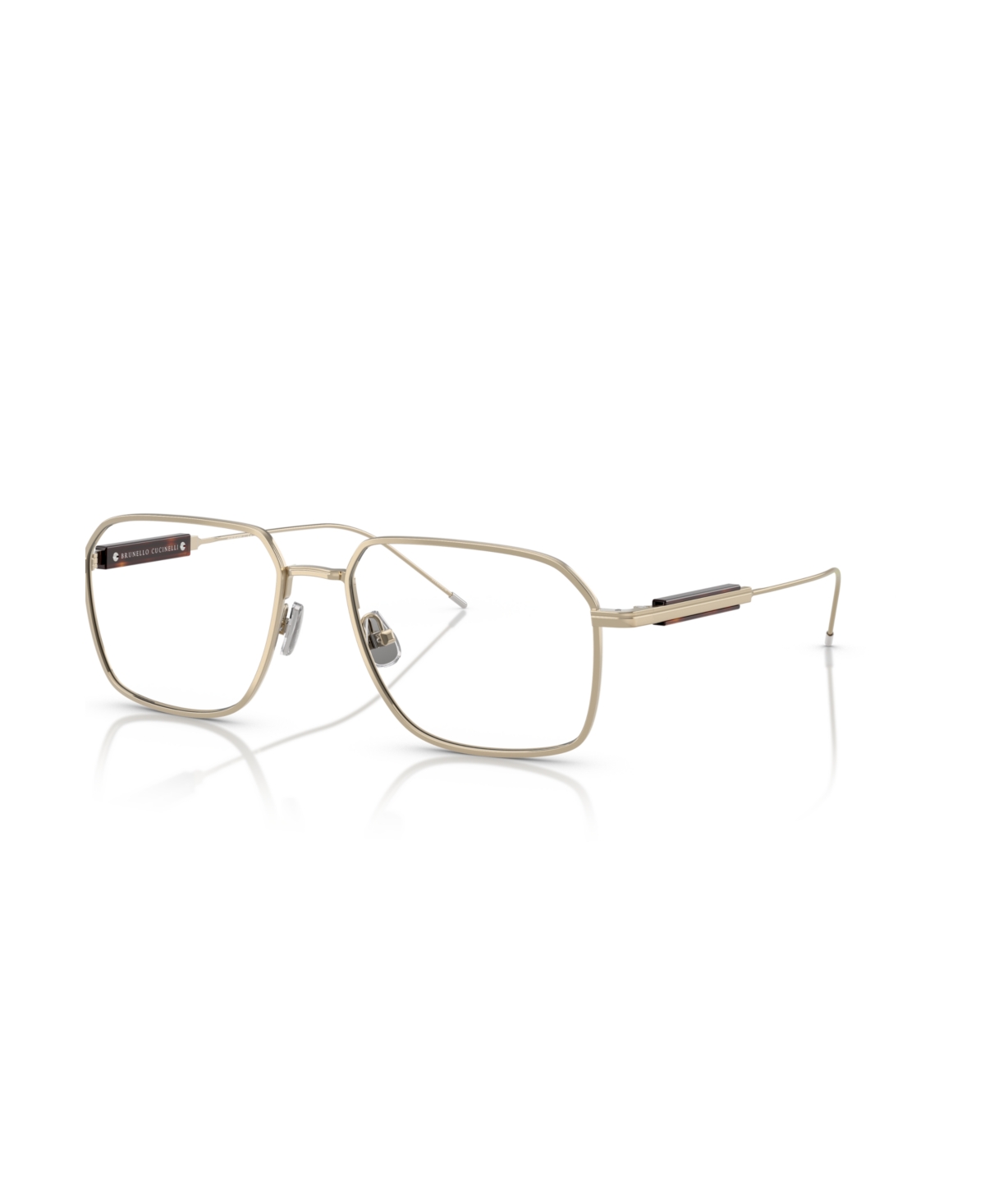 Click here for Brunello Cucinelli Mens Rectangle Eyeglasses  BC10... prices