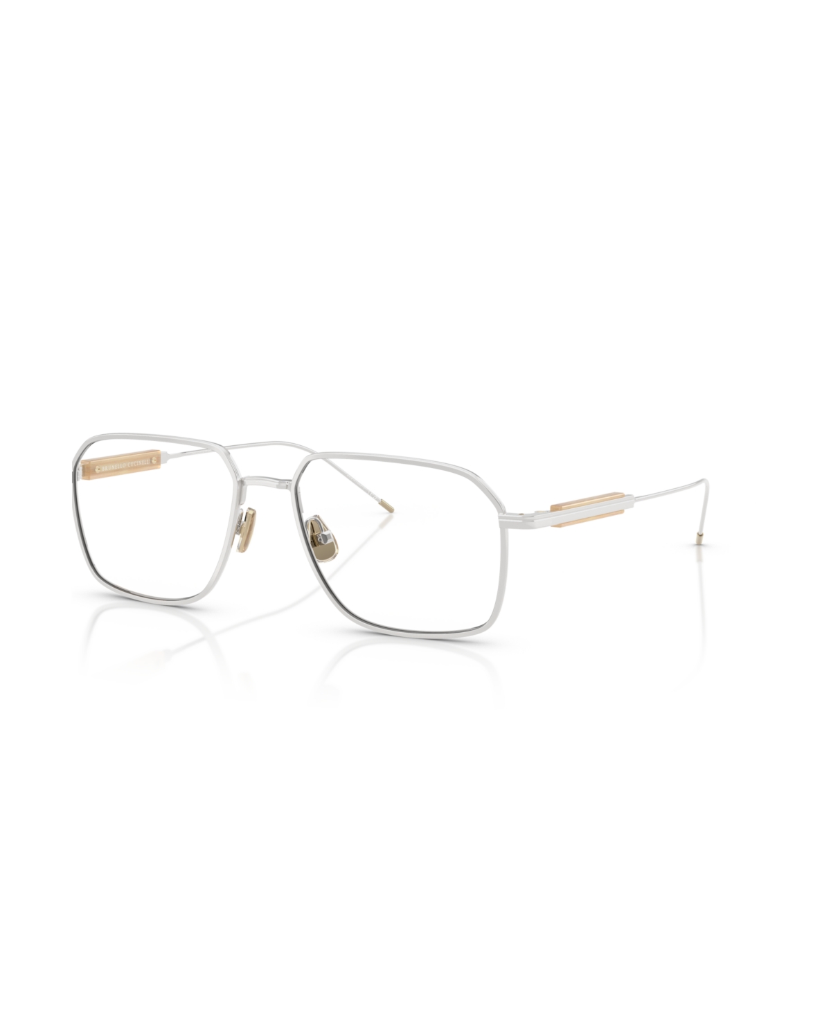 Click here for Brunello Cucinelli Mens Rectangle Eyeglasses  BC10... prices