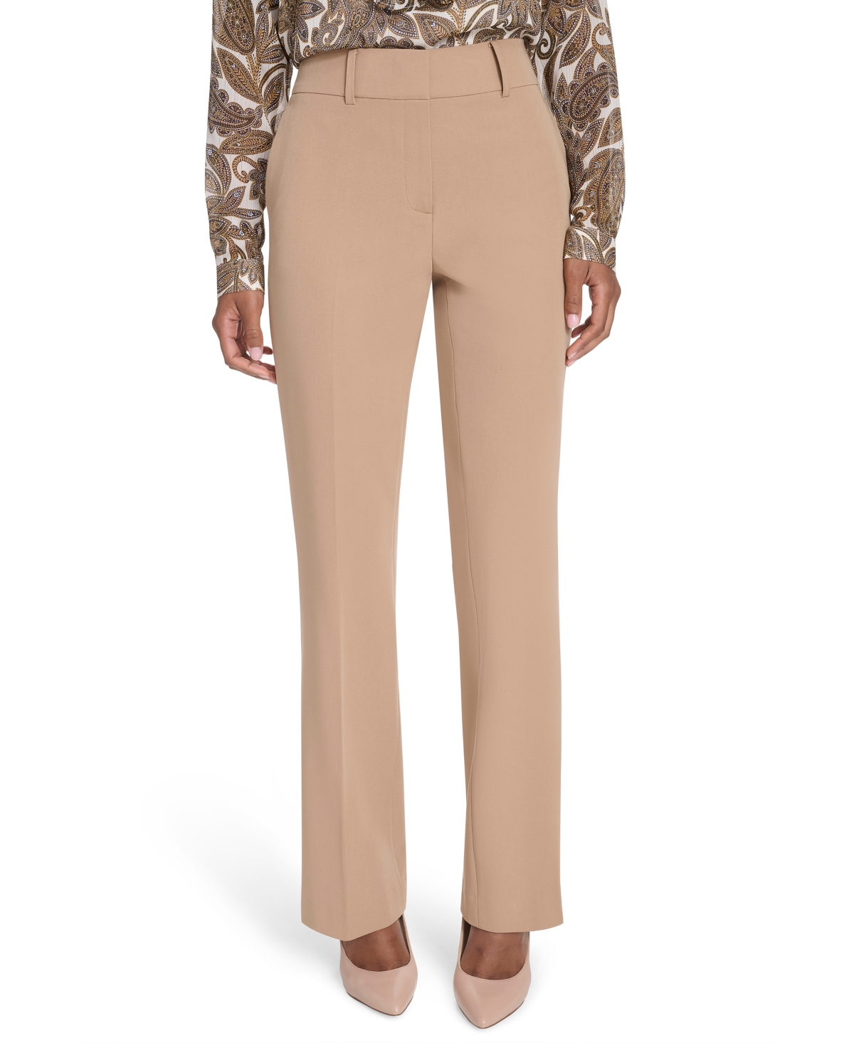 Click here for Tommy Hilfiger Womens Solid Sutton Bootcut Trouser... prices