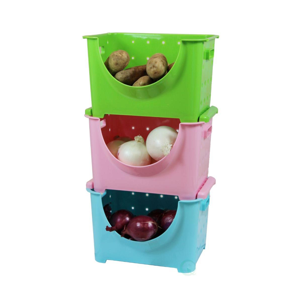 Click here for Basicwise Stackable Plastic Storage Container  Set... prices