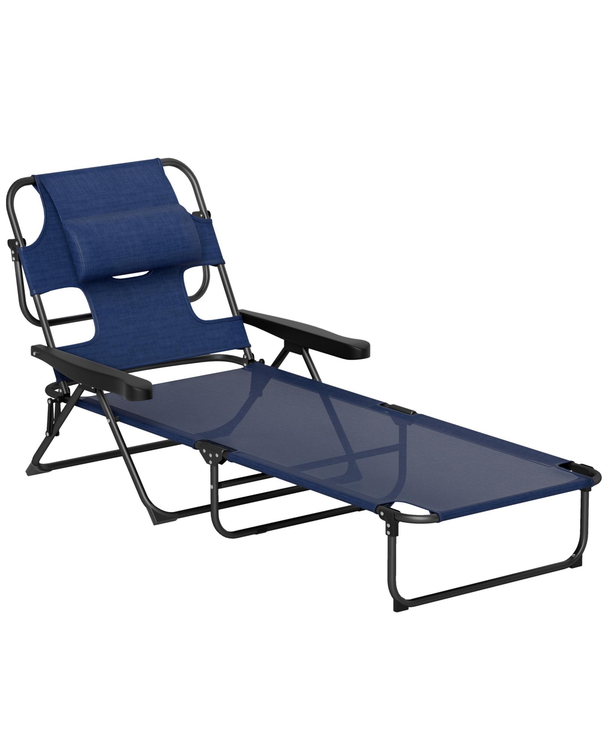 Click here for Outsunny Folding Lounge Chair w/ Reclining Back  n... prices