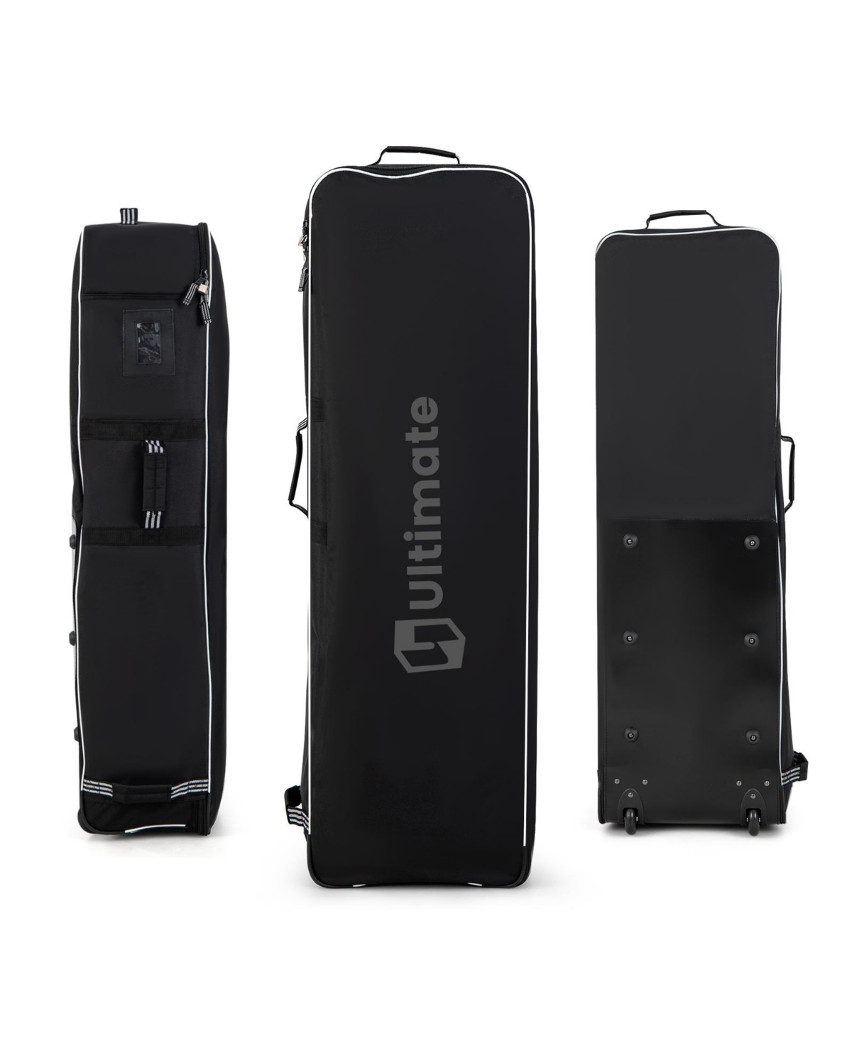 Click here for Mecale Soft-Sided Golf Travel Bag with Wheels - Bl... prices