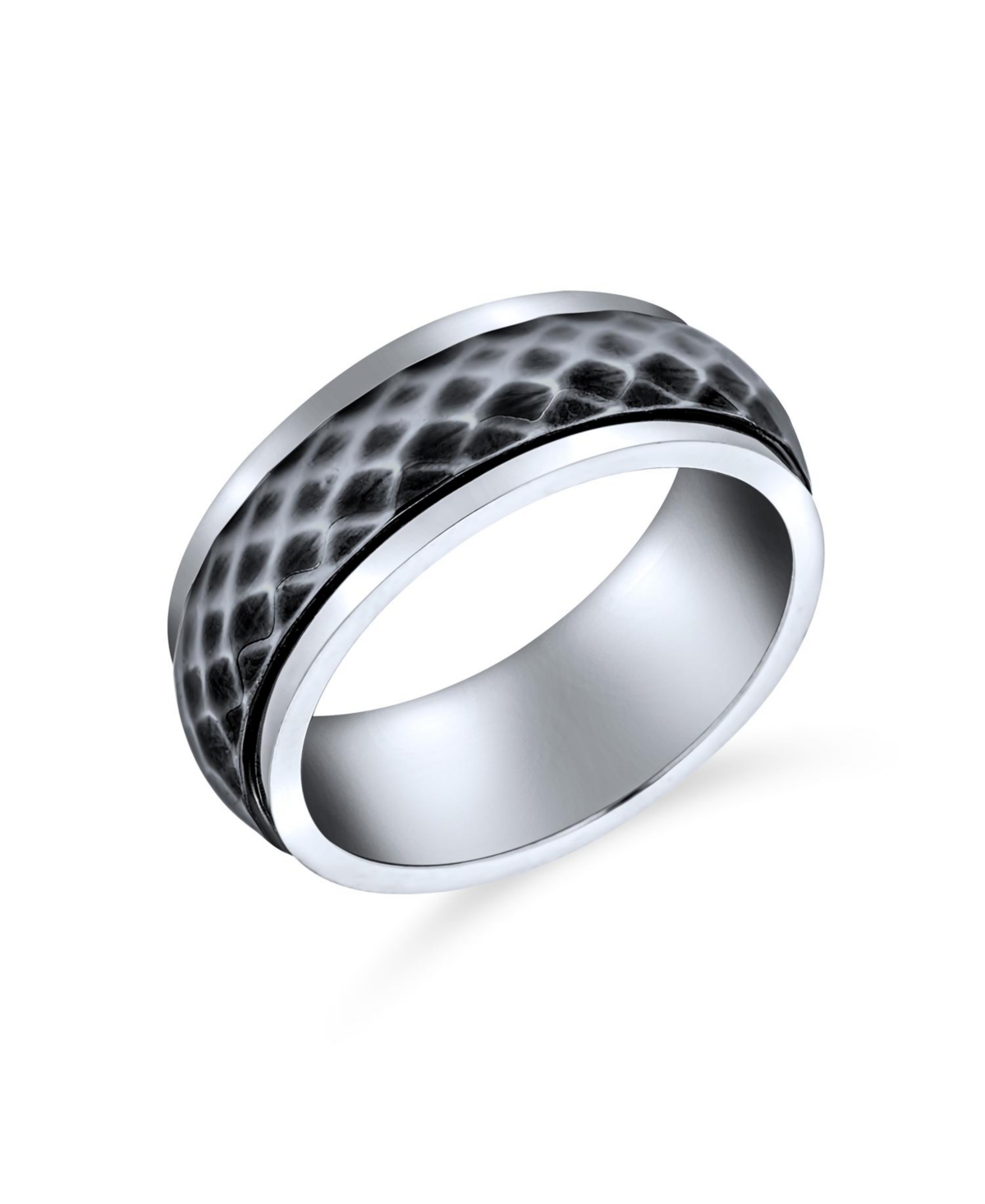 Click here for Bling Jewelry Multi Faceted Prism Cut Band Fidget... prices