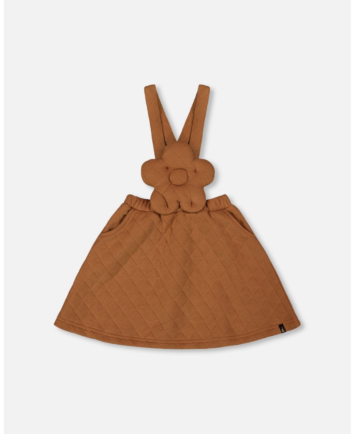 Click here for Deux par Deux Girl Quilted Overall Dress Mocha - C... prices