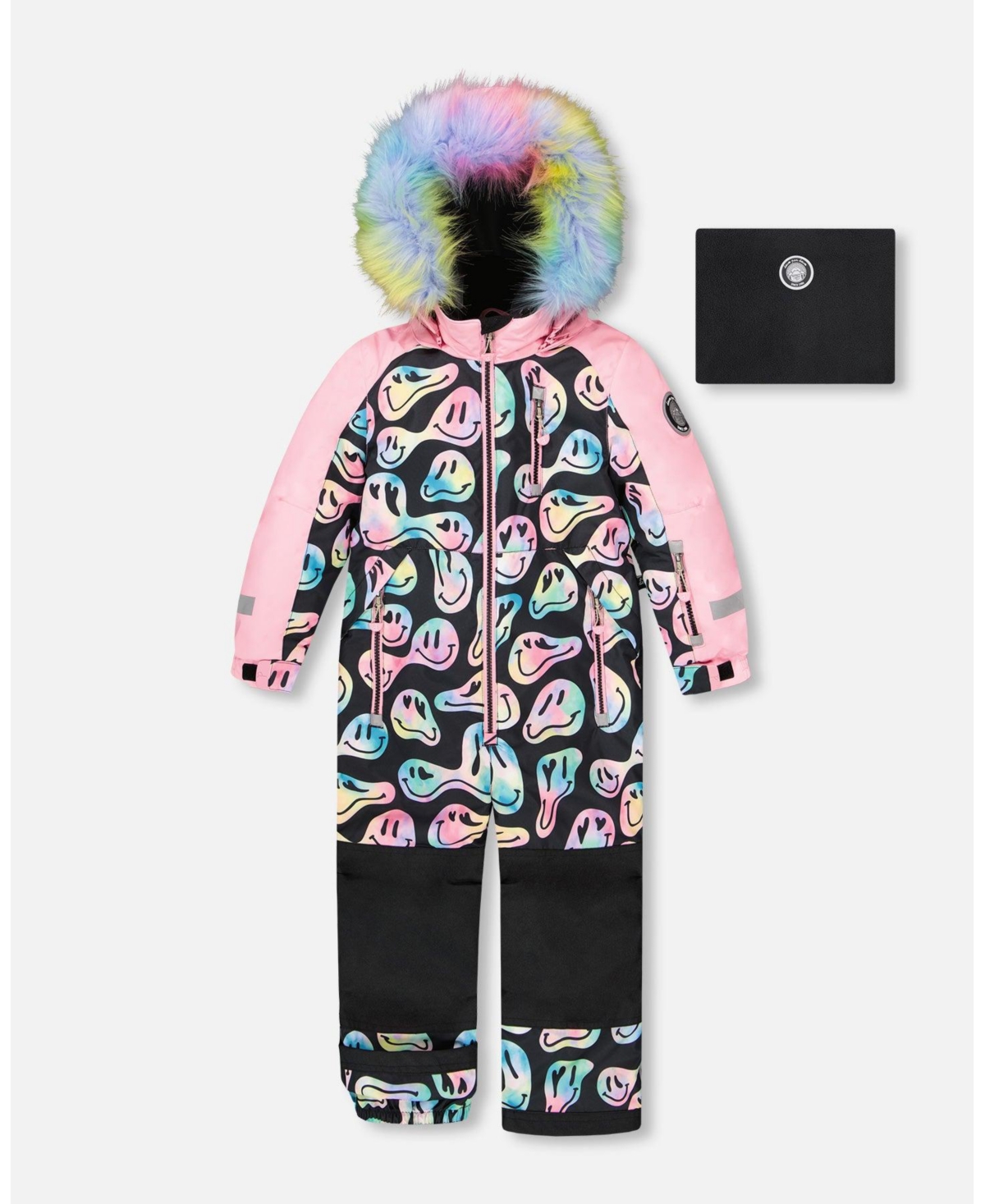 Click here for Deux par Deux Girl One-Piece Play Snowsuit Smiley... prices
