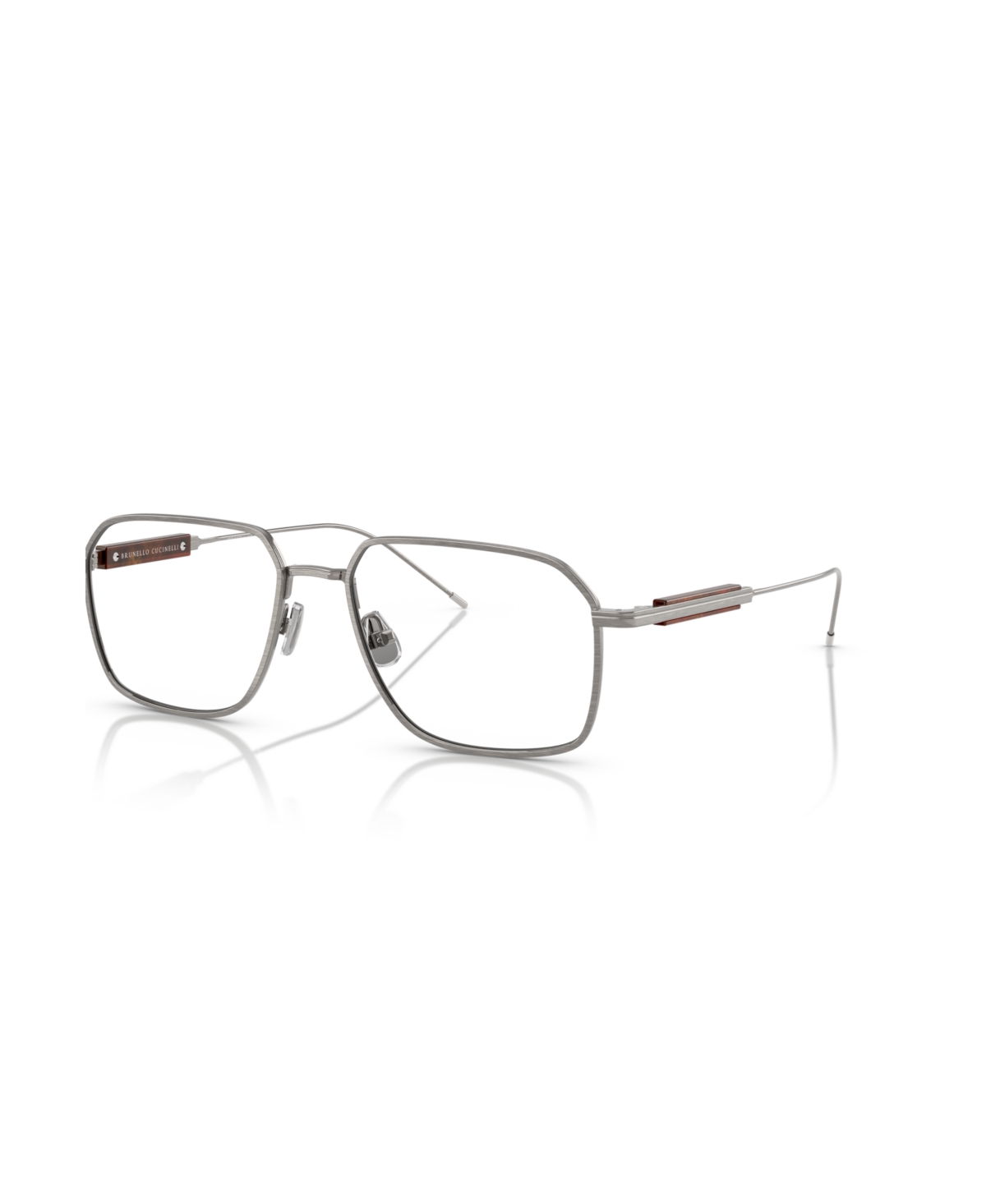 Click here for Brunello Cucinelli Mens Rectangle Eyeglasses  BC10... prices