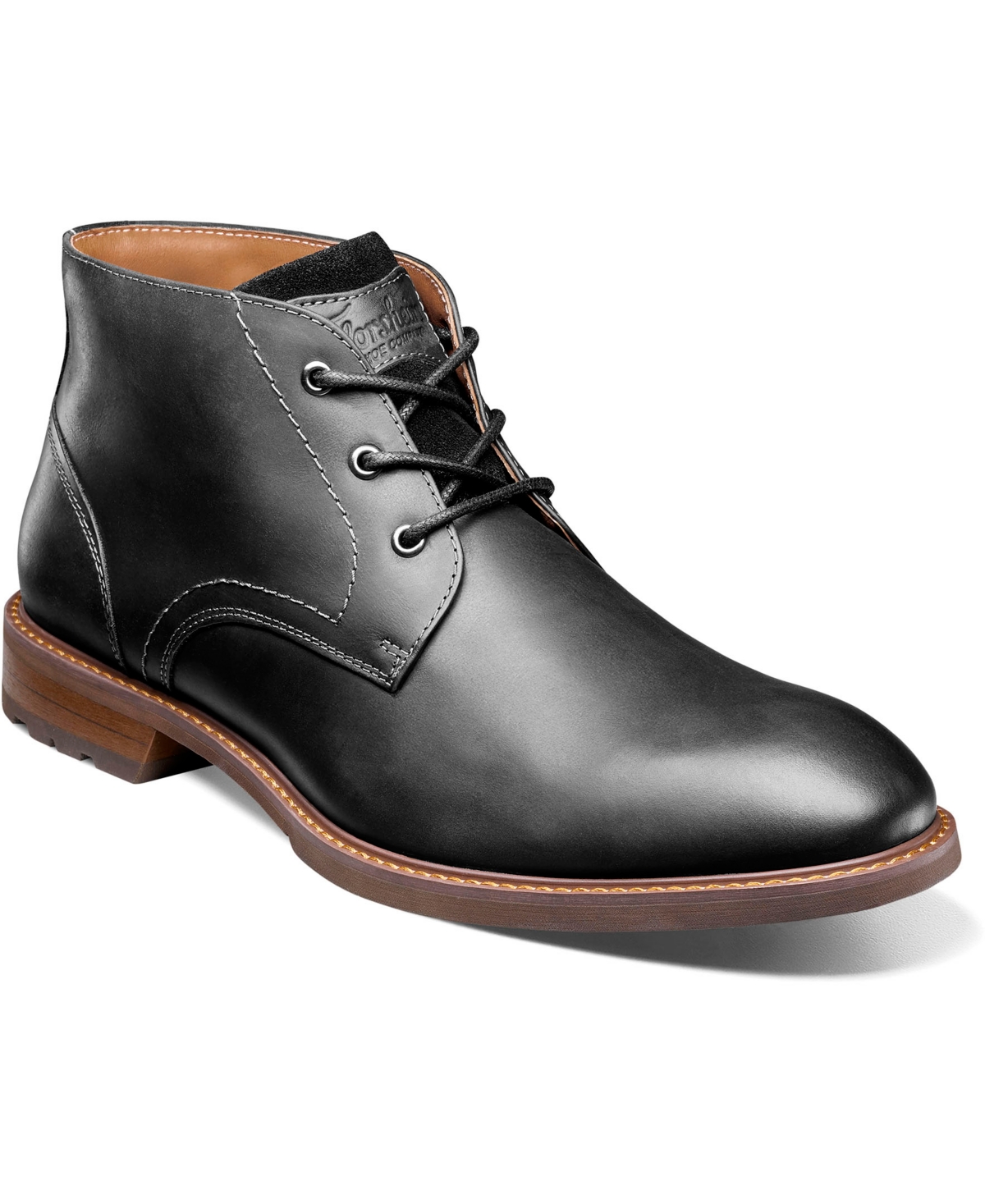 Click here for Florsheim Mens Lodge 3-Eye Chukka Boots - Black prices