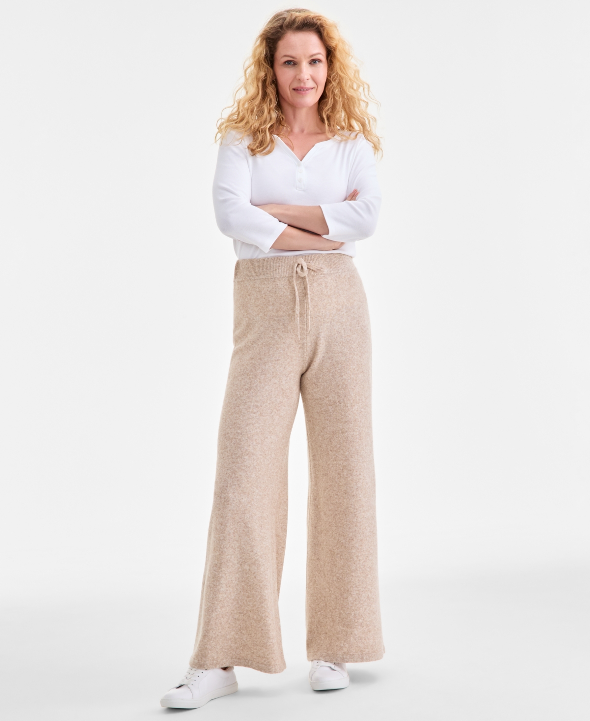 Click here for Style & Co Womens Lux Fleece Drawstring Pants  Mac... prices